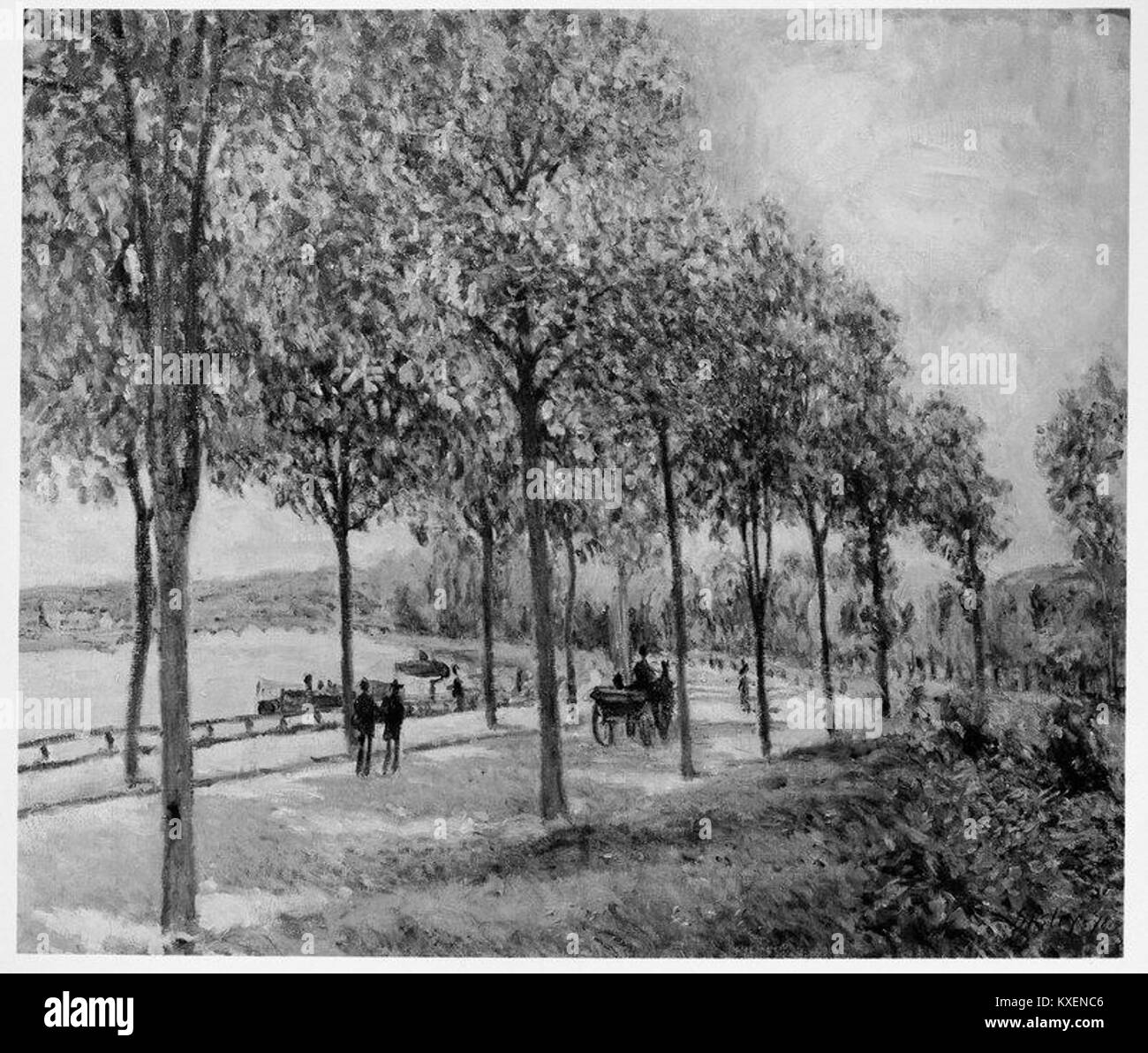 'Allée of Chestnut Trees' is a painting in the Metropolitan Museum of ...