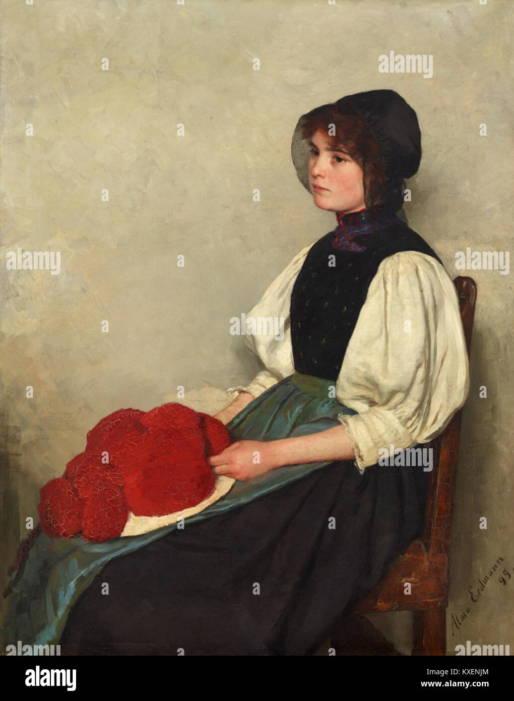 This photograph of Alma Erdmann, a Schwarzwälderin (Black Forest woman ...