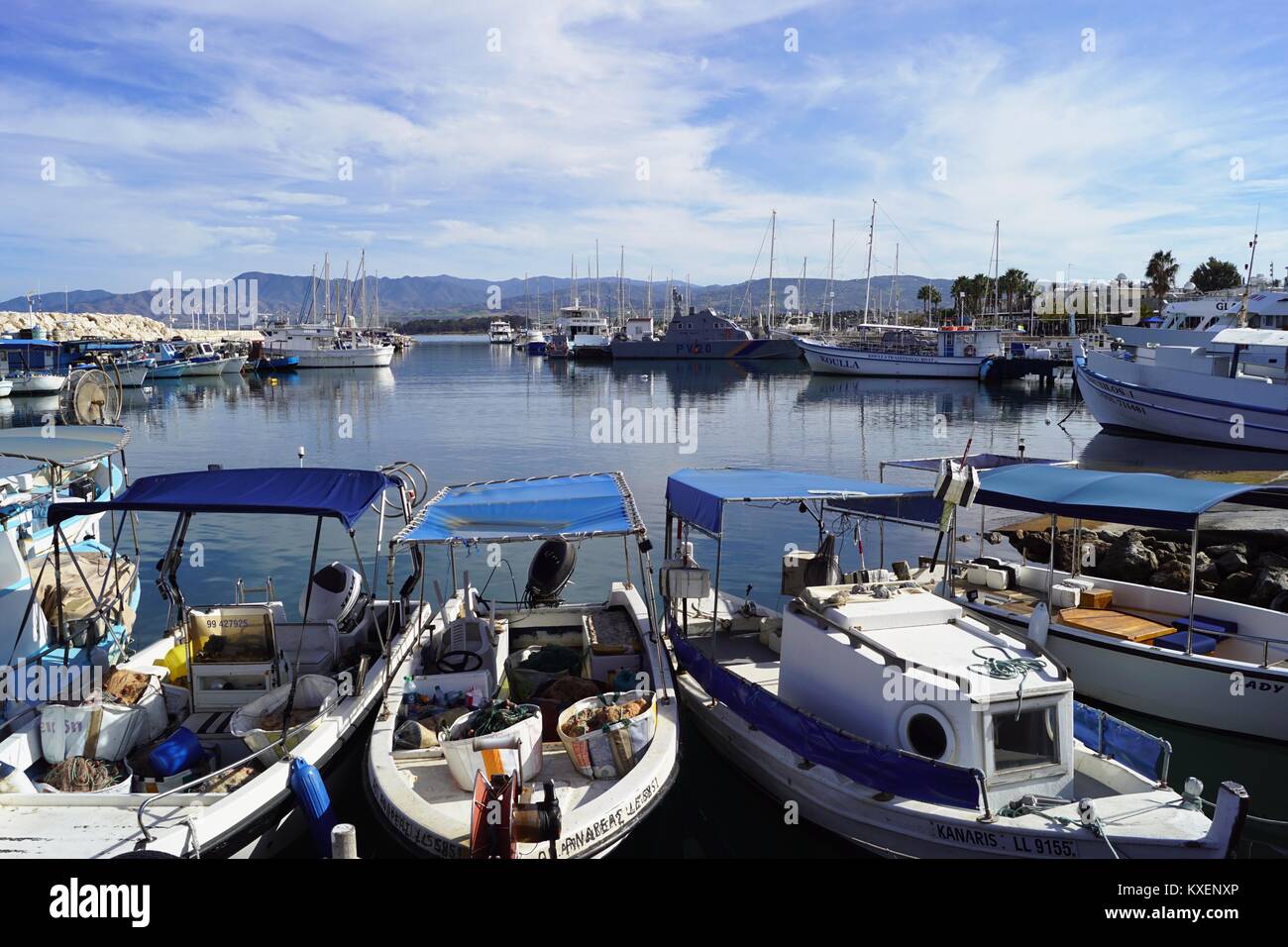 The Harbour at Latsi, Cyprus Stock Photo - Alamy