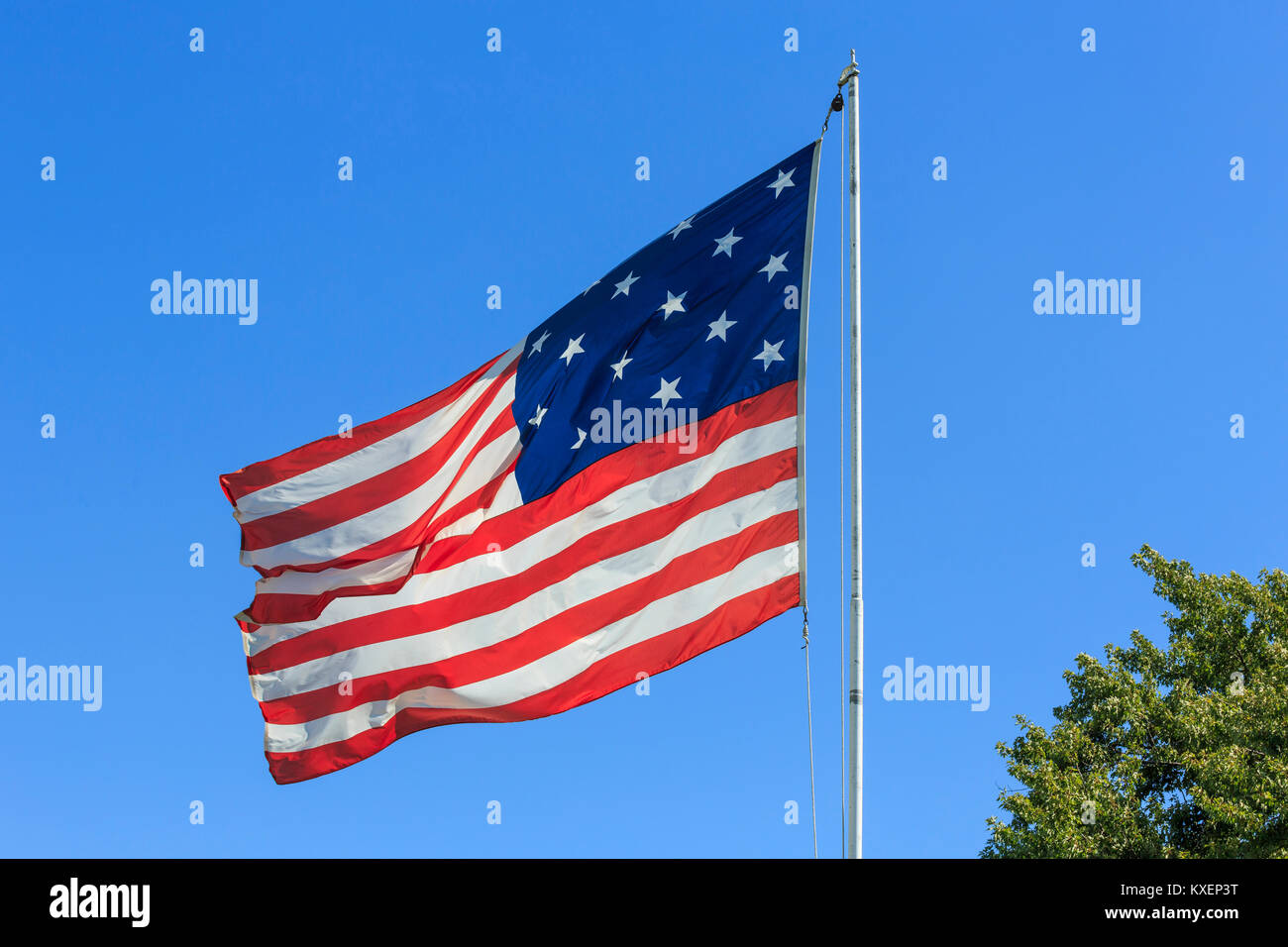 1818 american flag hi-res stock photography and images - Alamy