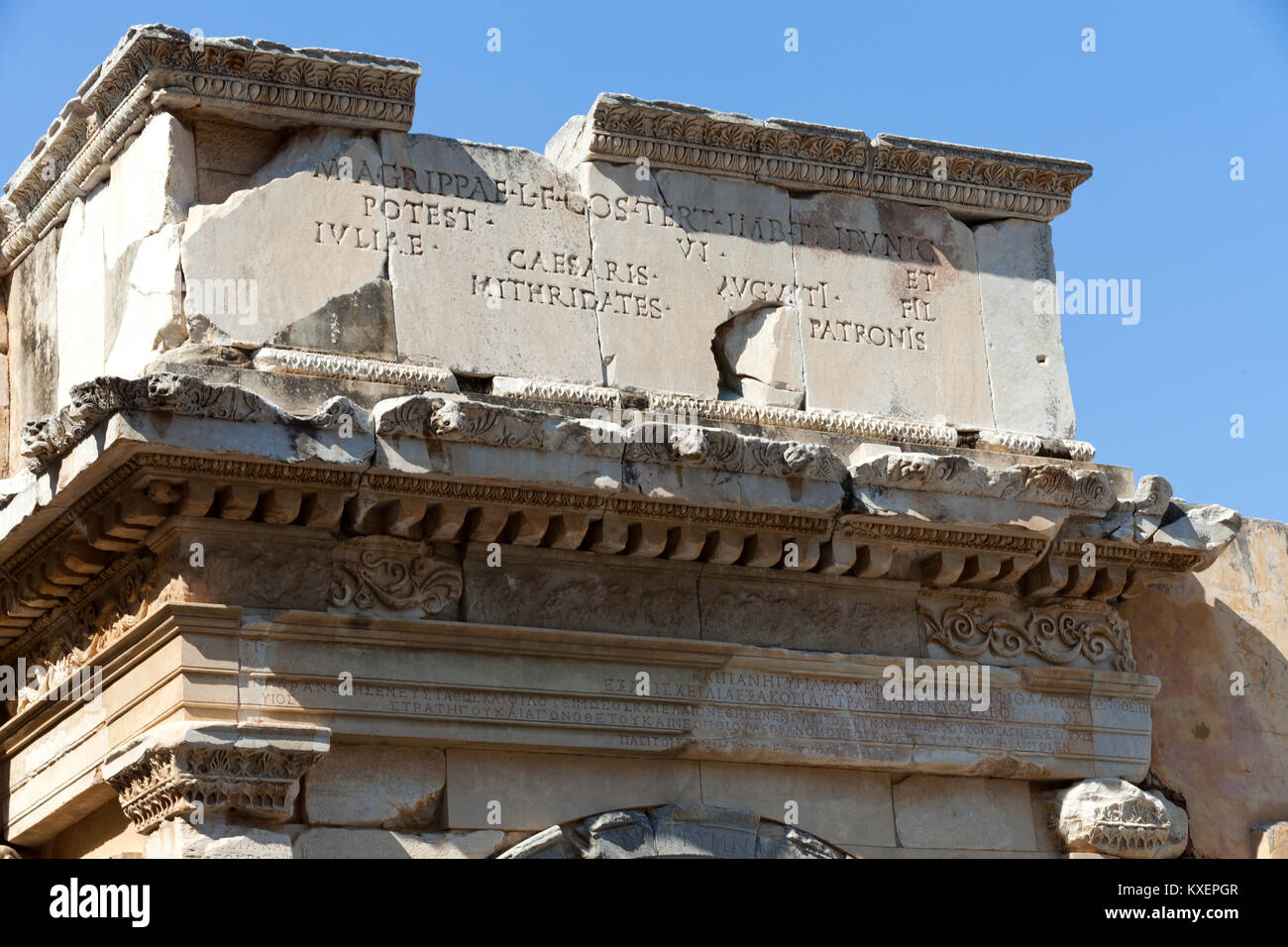 Ruins of the ancient Greek city Ephesus Stock Photo - Alamy