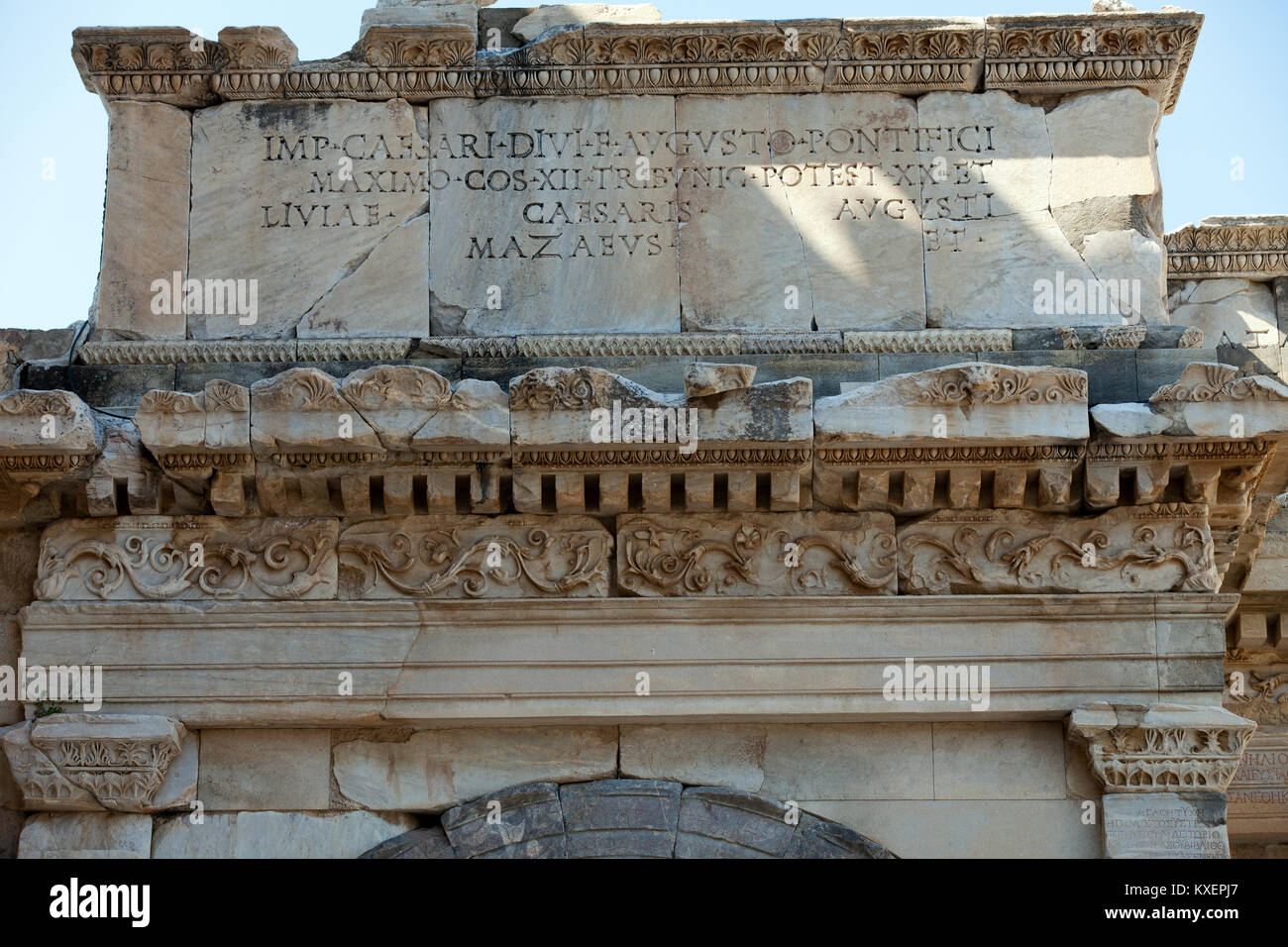 Ruins of the ancient Greek city Ephesus Stock Photo - Alamy
