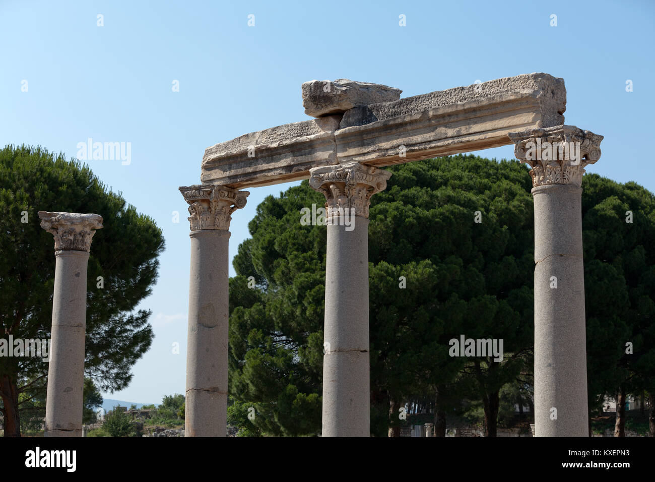 Ruins of the ancient Greek city Ephesus Stock Photo - Alamy