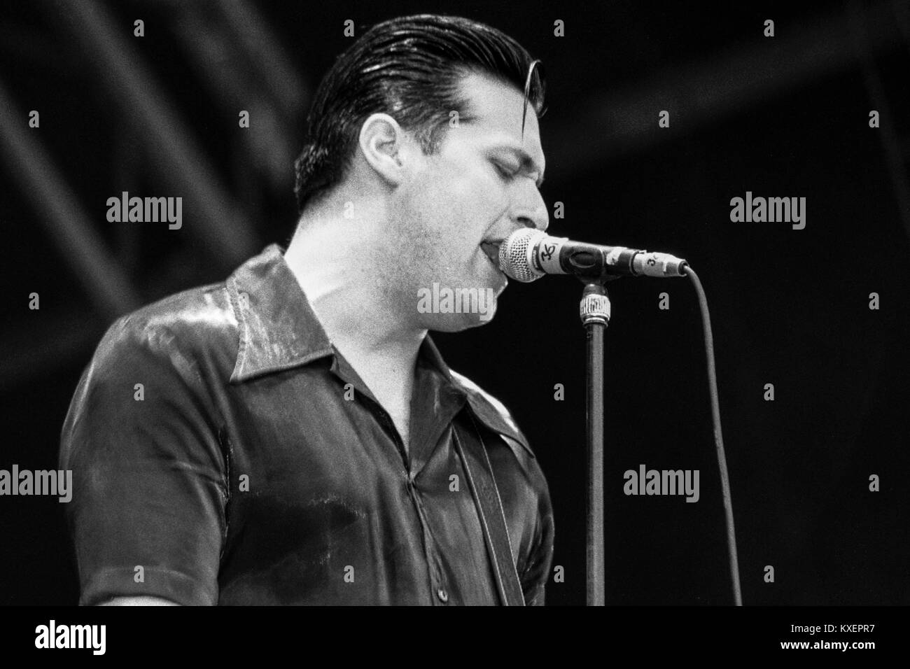 Rocket from the Crypt band performing on the other stage at the ...