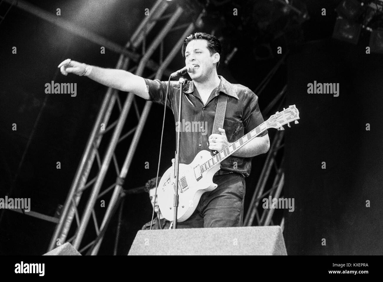 Rocket from the Crypt band performing on the other stage at the ...