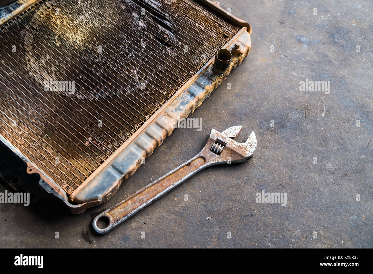 Radiator repair hi-res stock photography and images - Alamy