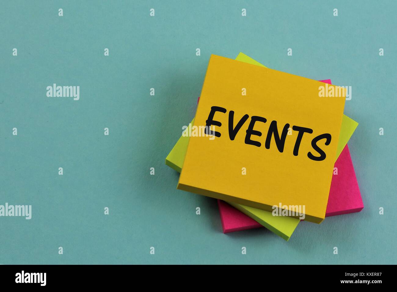 An concept Image of a Workshop note Stock Photo - Alamy