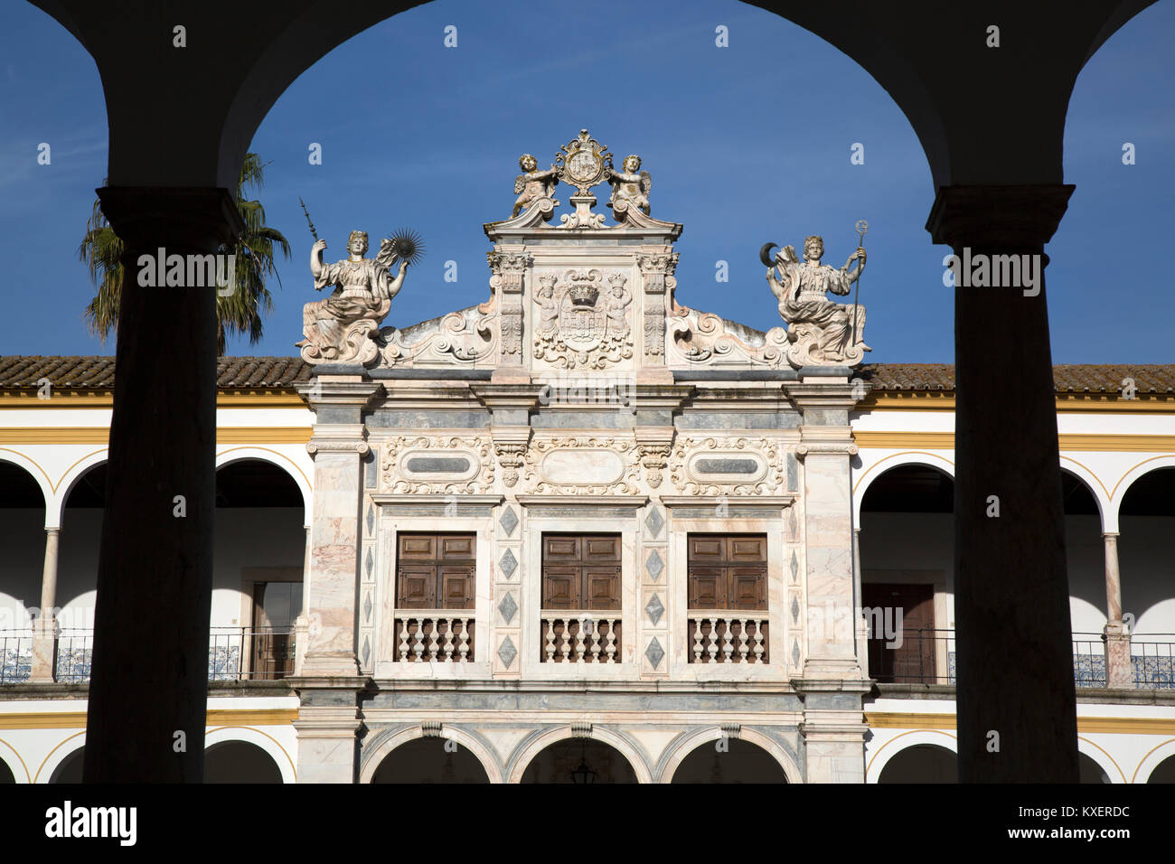 University Facade in Evora; Portugal Stock Photo - Alamy