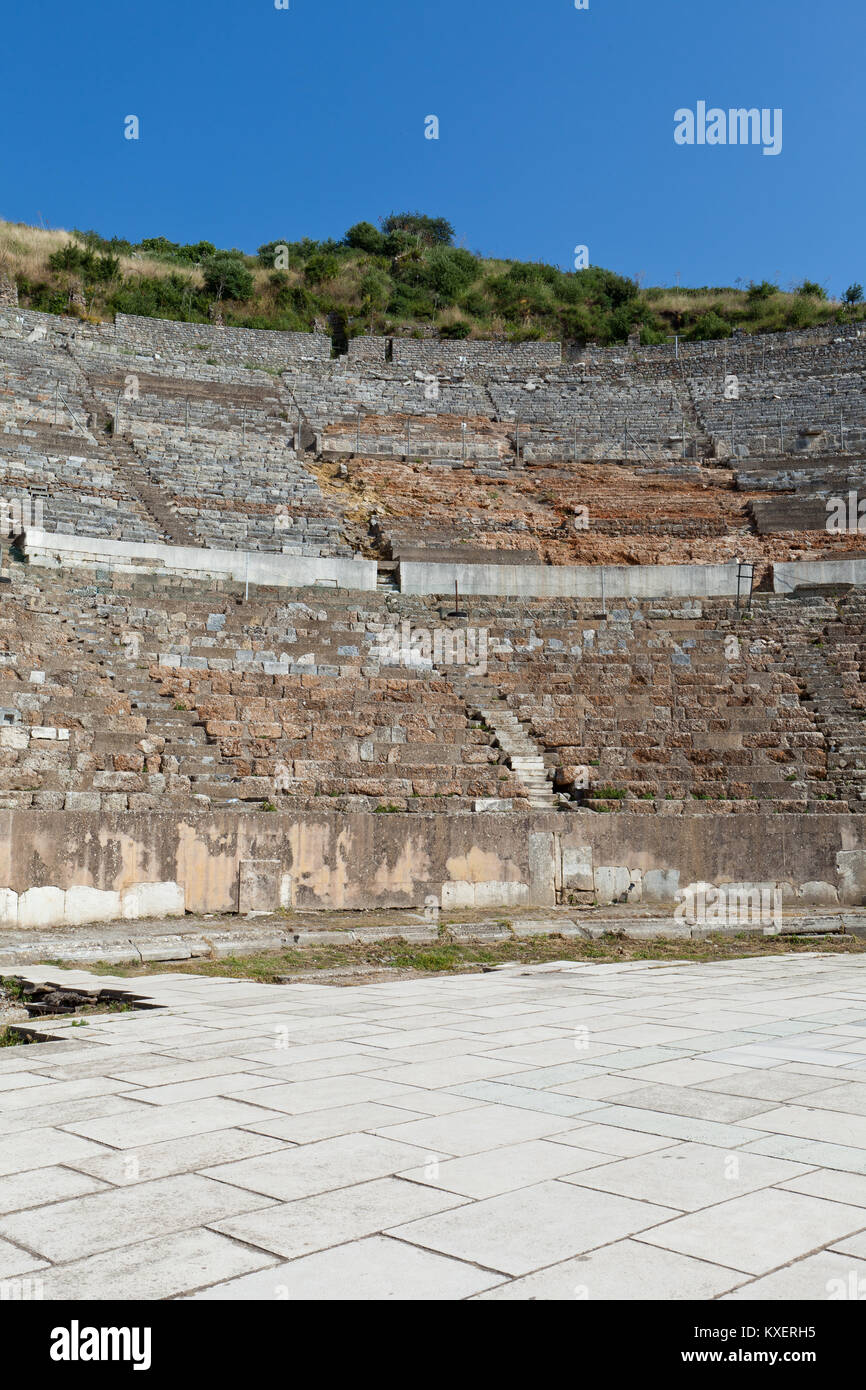 Greek-Roman amphitheater in the ancient city Ephesus Stock Photo - Alamy