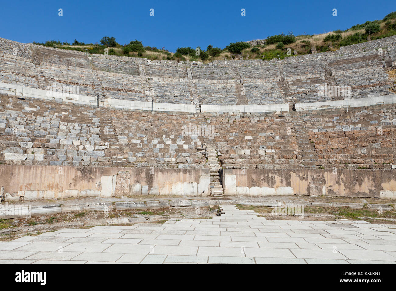 Greek-Roman amphitheater in the ancient city Ephesus Stock Photo - Alamy