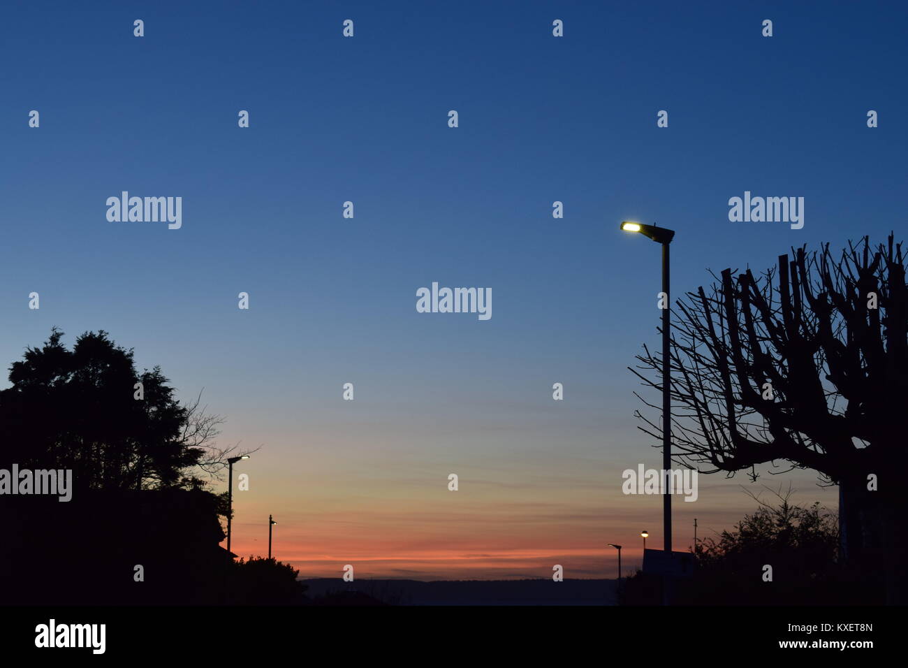 Sunset in Largs Scotland Stock Photo - Alamy