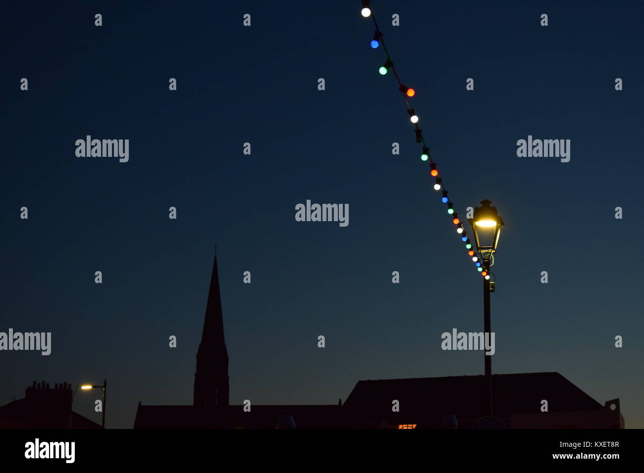 Sunset in Largs Scotland Stock Photo - Alamy