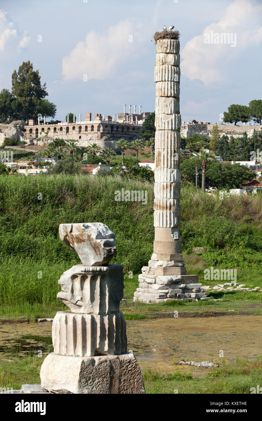 The Temple of Artemis, one of the Seven Wonders of the Ancient World ...