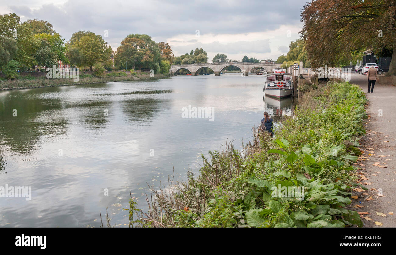 The riverside at Richmond upon Thames,London,England,UK Stock Photo - Alamy