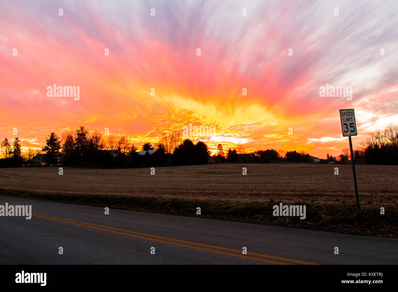 Silhouette people field sky cloud sky hi-res stock photography and ...