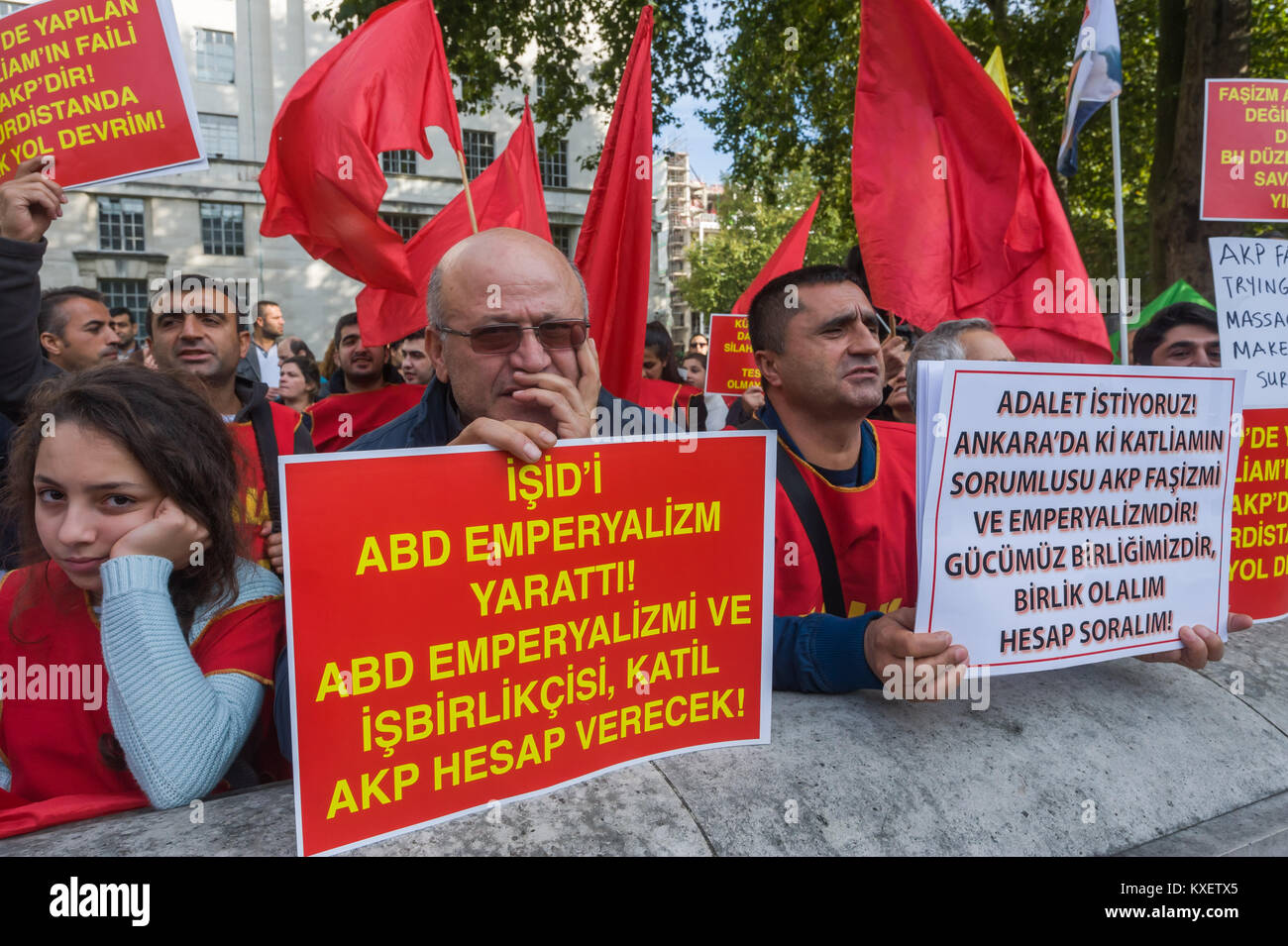 Alevi protest london hi-res stock photography and images - Alamy