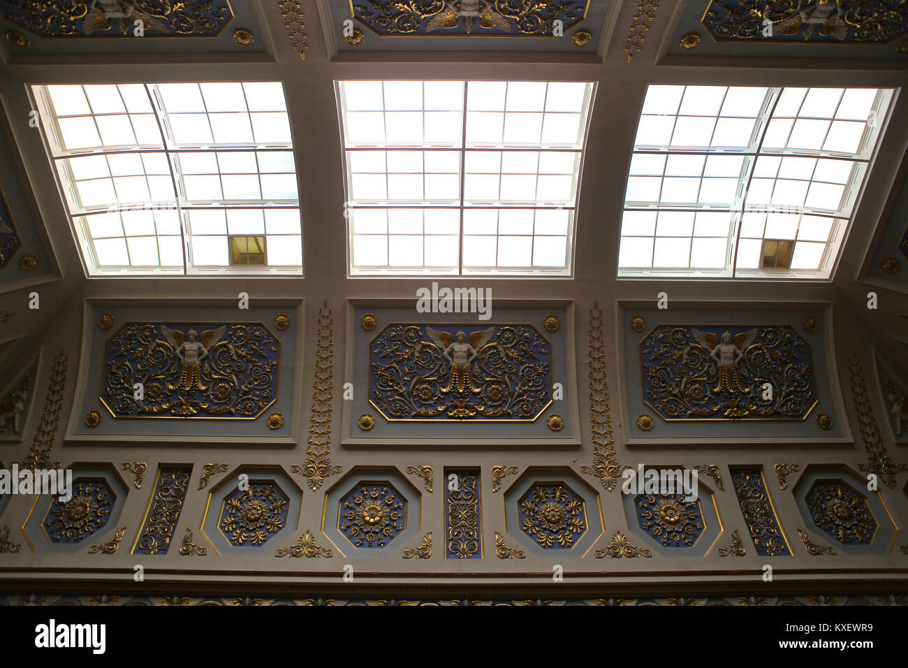 Italian skylight room hermitage hi-res stock photography and images - Alamy