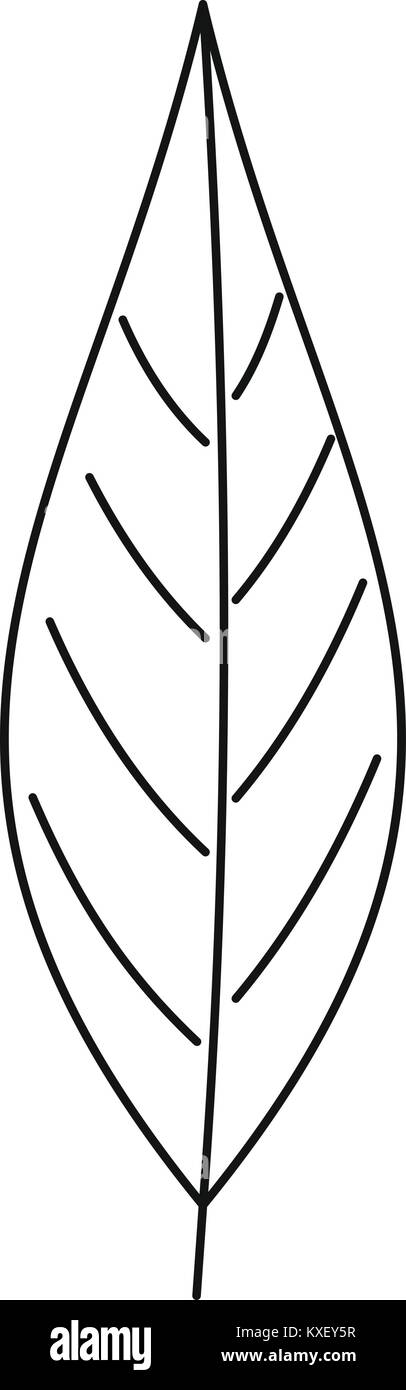 Leaf birch autumn line Black and White Stock Photos & Images - Alamy