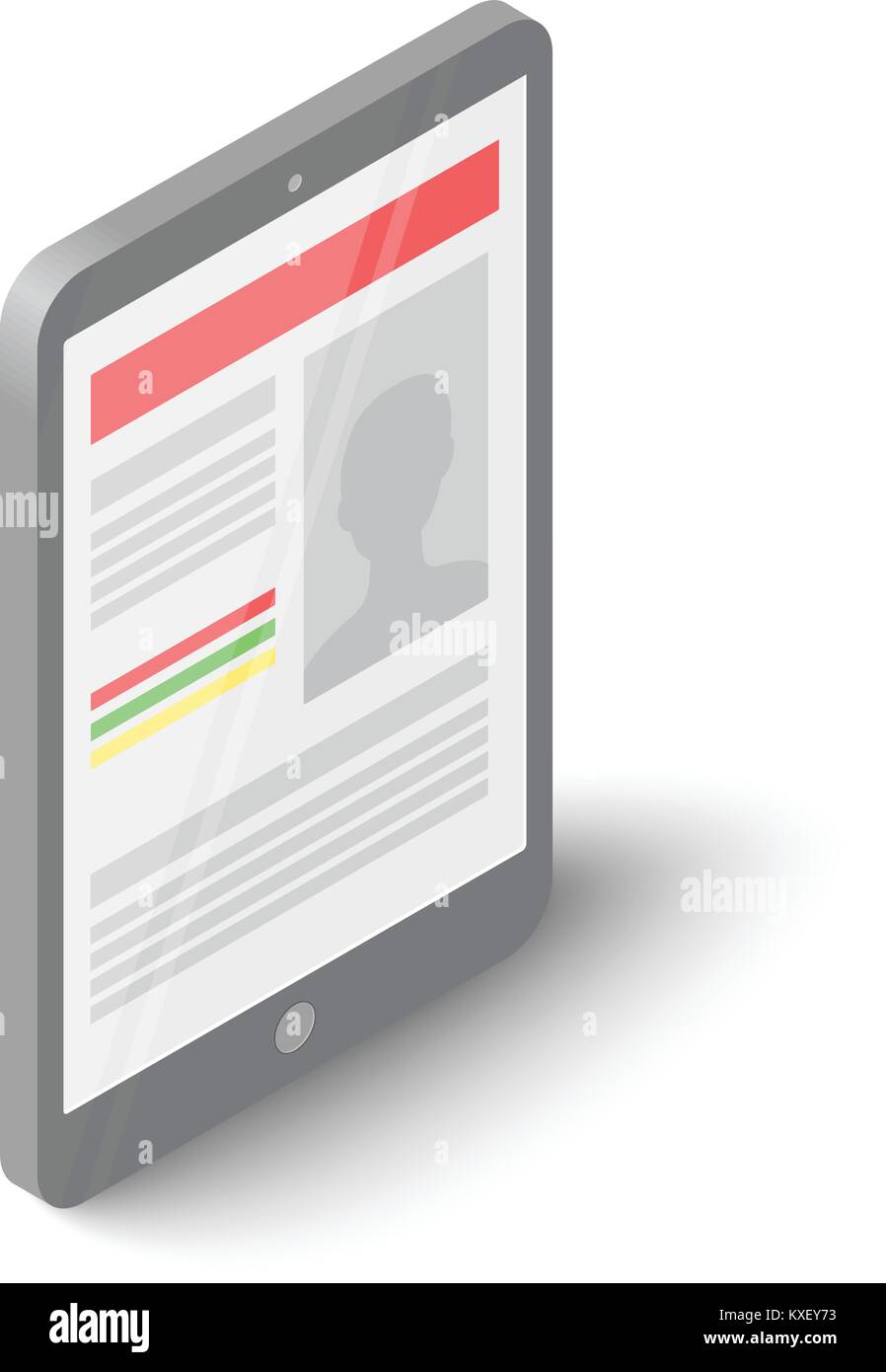 Phone icon, isometric style Stock Vector Image & Art - Alamy