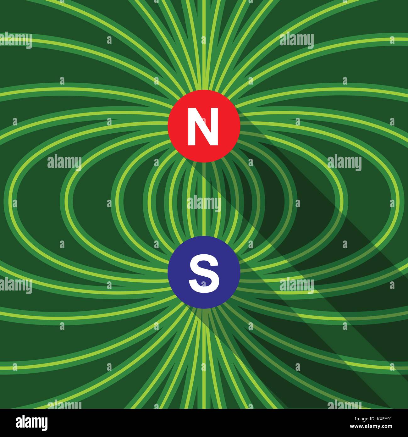 Repulsion magnet Stock Vector Images - Alamy