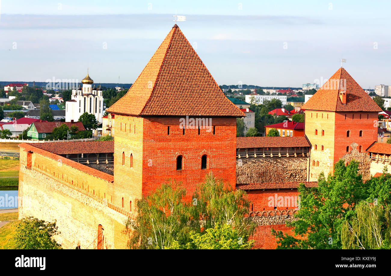 Citadel of the fourteenth century with ramparts, peaked combat and ...