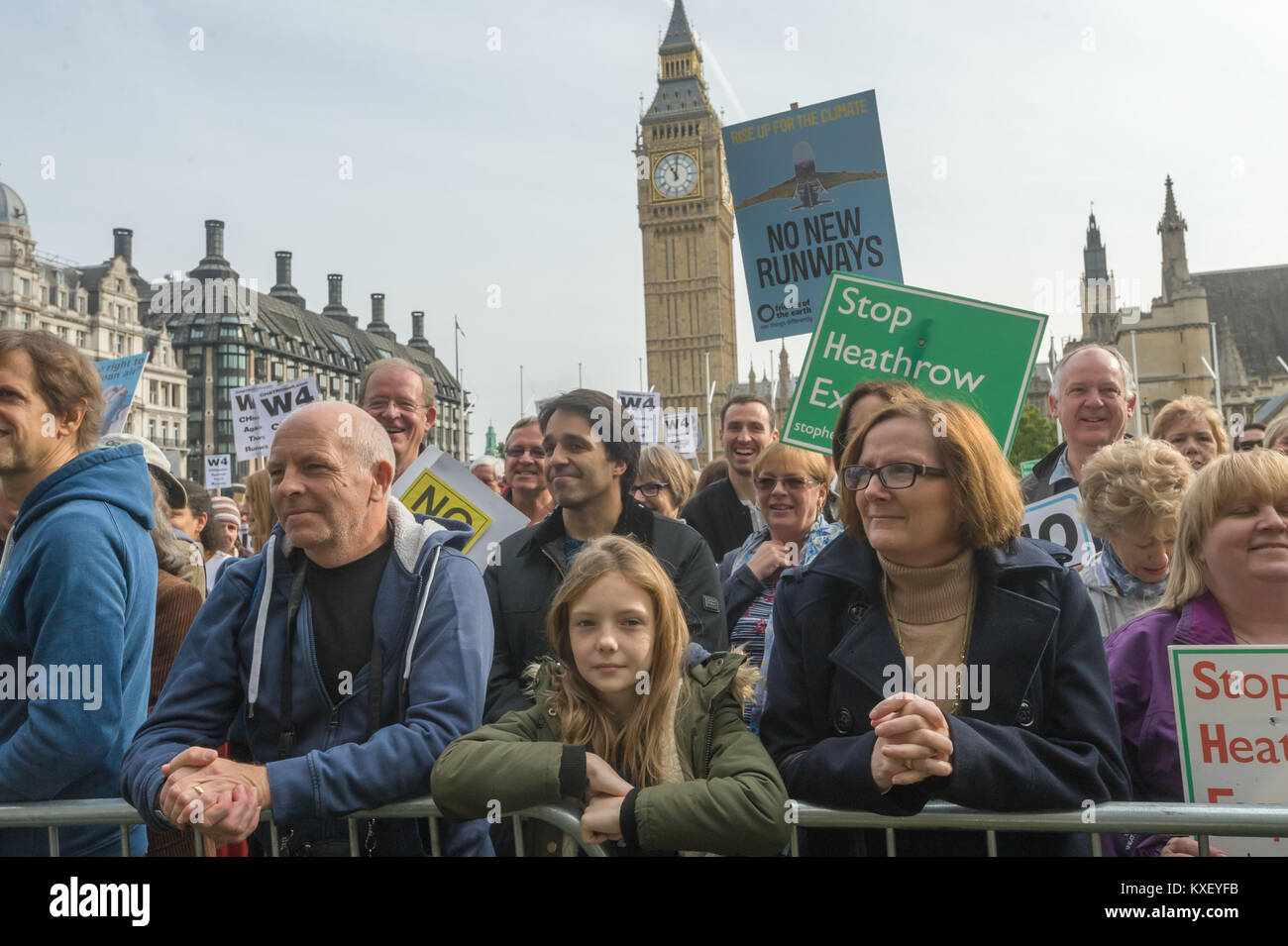 A large crowd had assembled in Parliament Square for the rally against ...