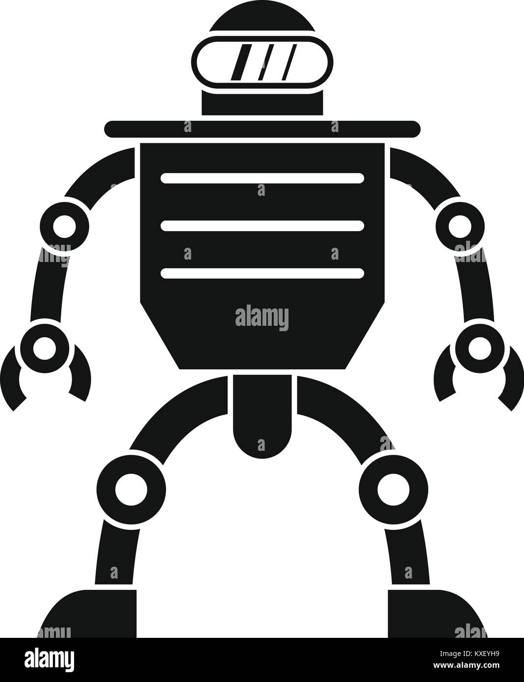Humanoid robot icon, simple style Stock Vector Image & Art - Alamy