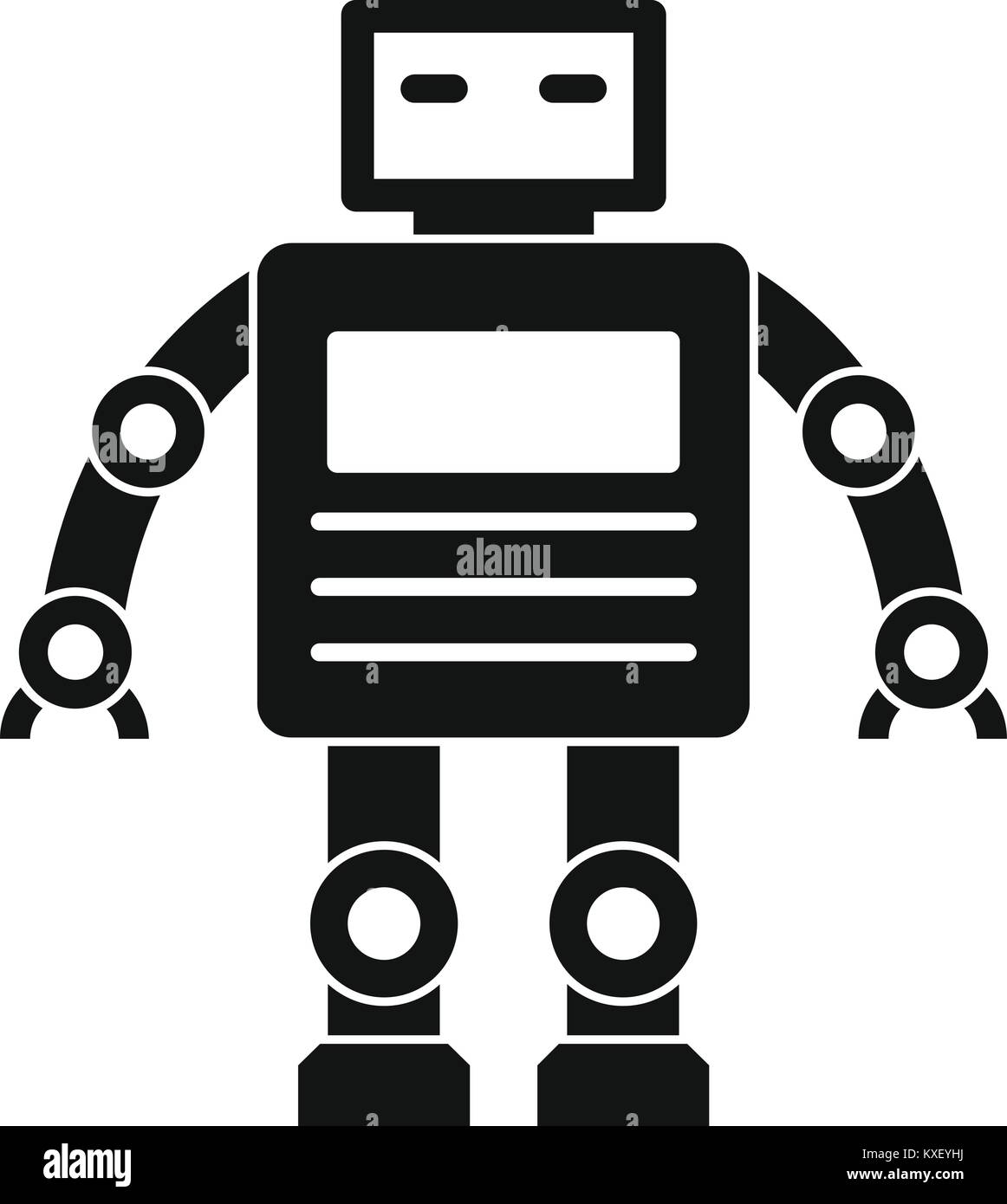 Robot icon, simple style Stock Vector Image & Art - Alamy