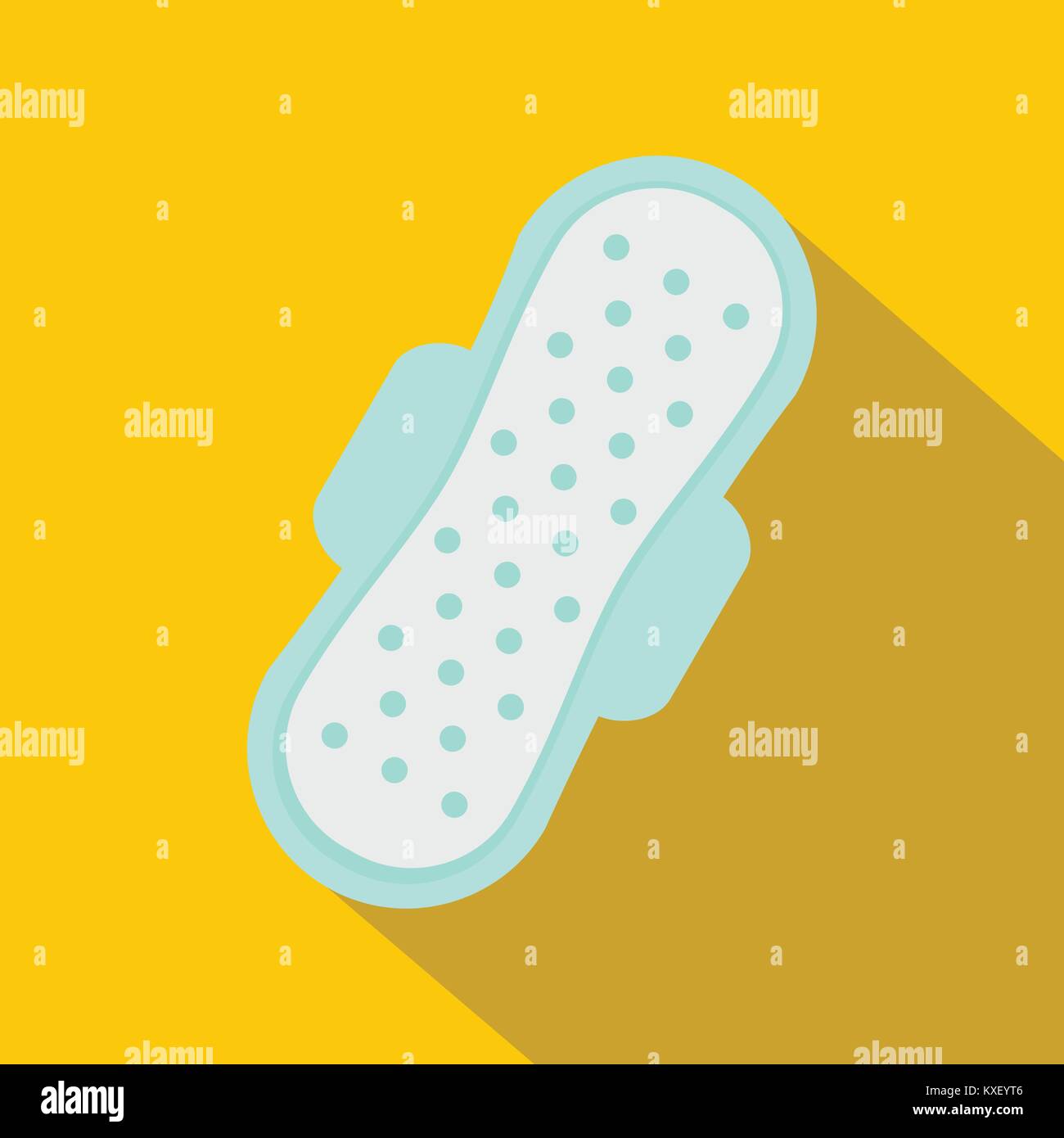 Woman hygiene protection, sanitary towel icon Stock Vector Image & Art ...