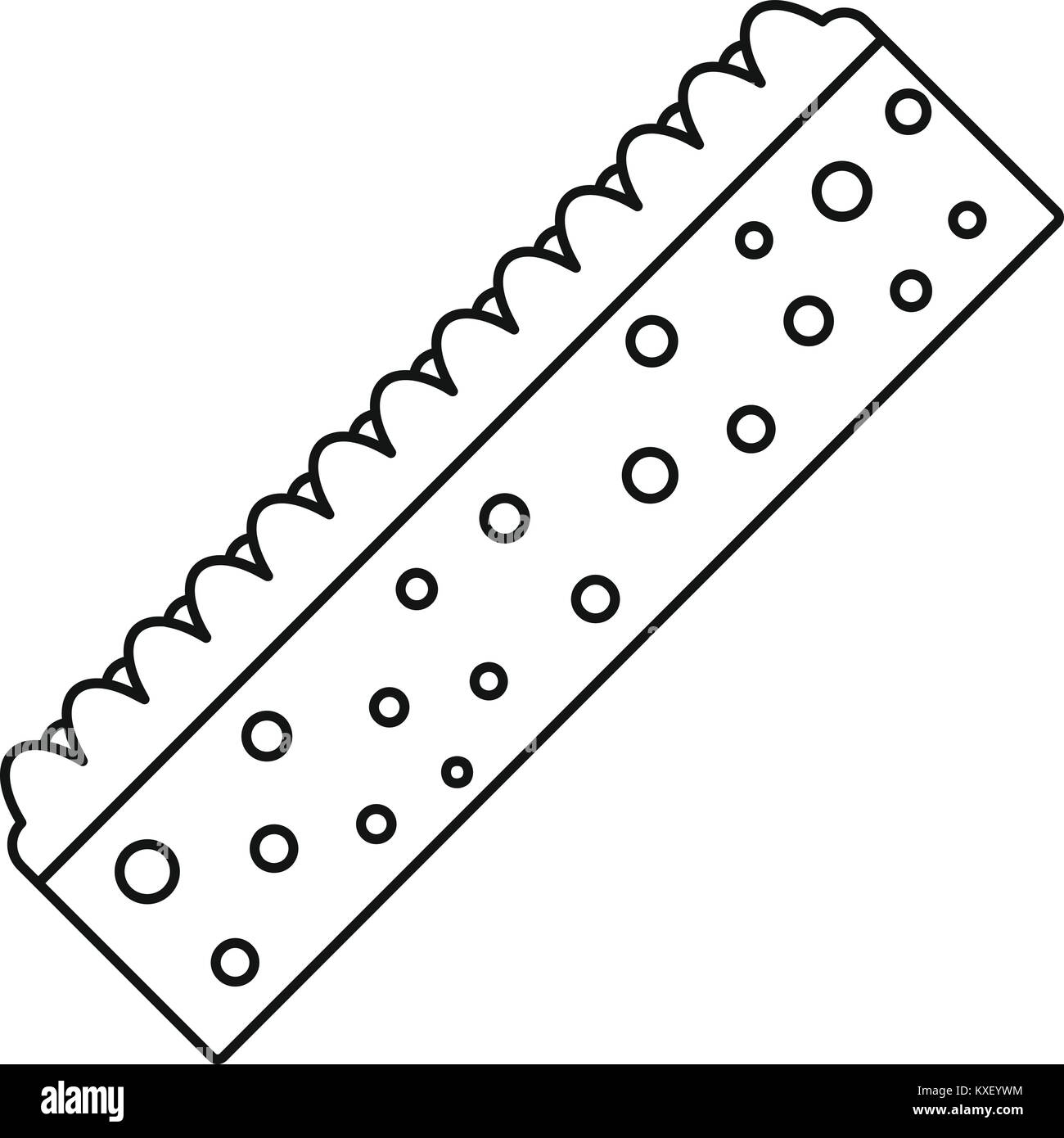 Sponge icon, outline style Stock Vector Image & Art - Alamy