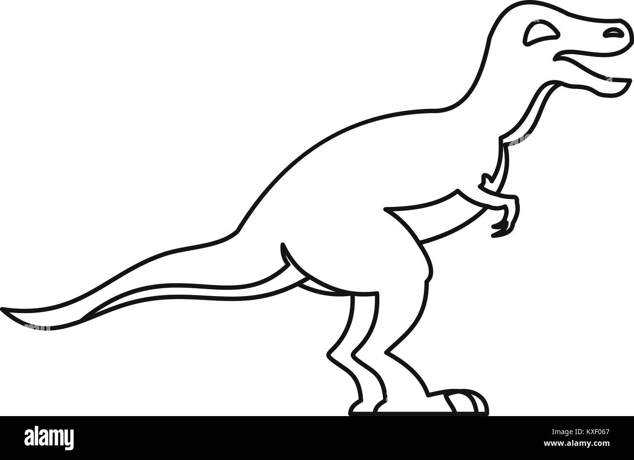 Rex theropod dino extinct Stock Vector Images - Alamy