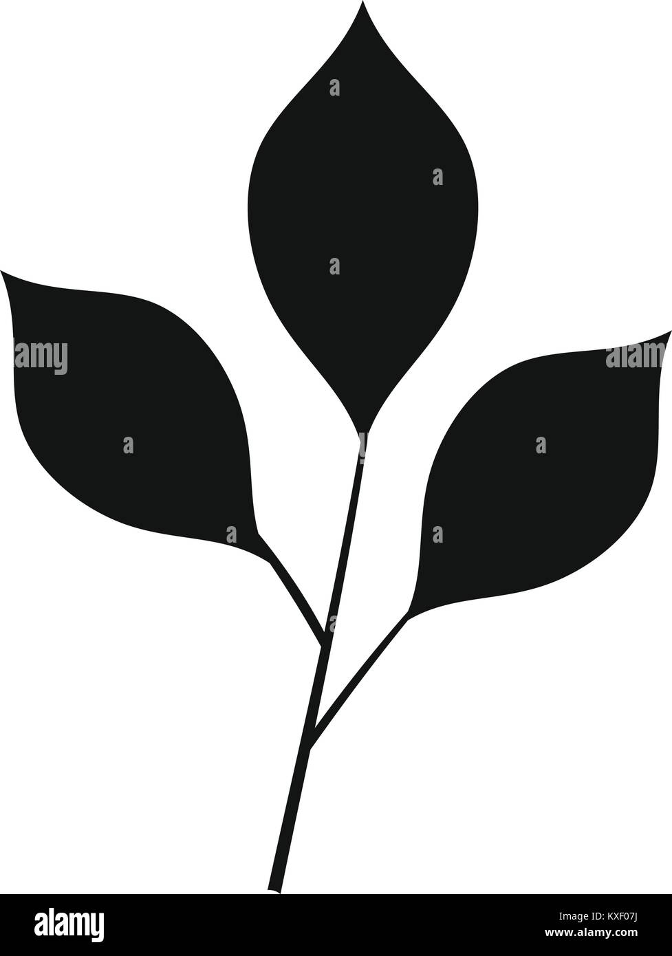 Cherry leaves icon, simple style Stock Vector Image & Art - Alamy