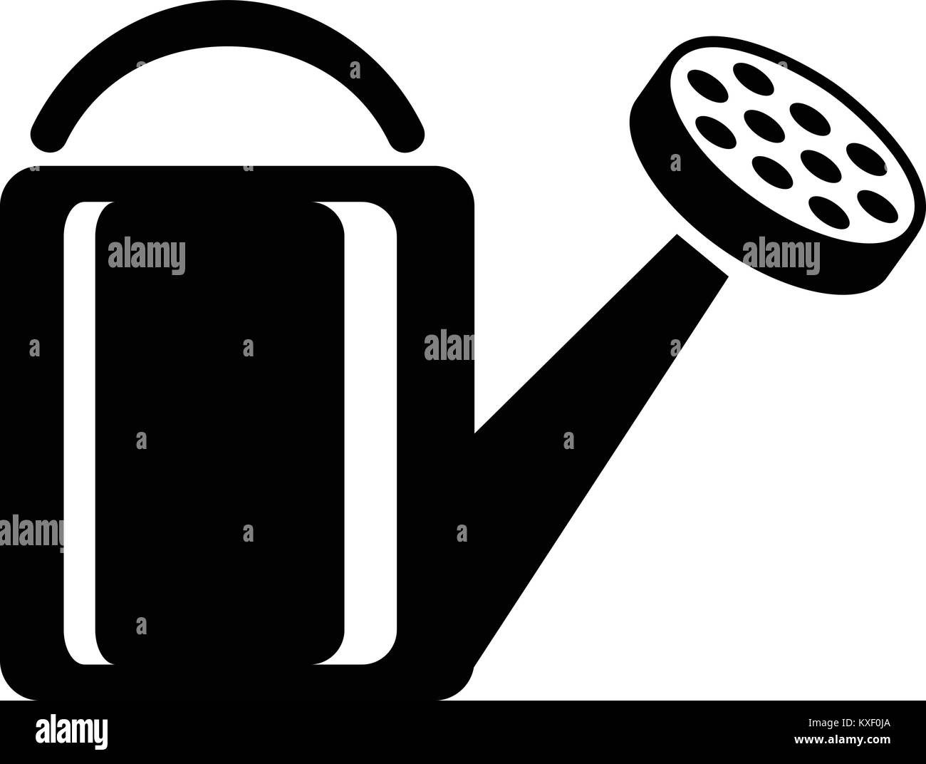 Watering plant icon, simple black style Stock Vector Image & Art - Alamy