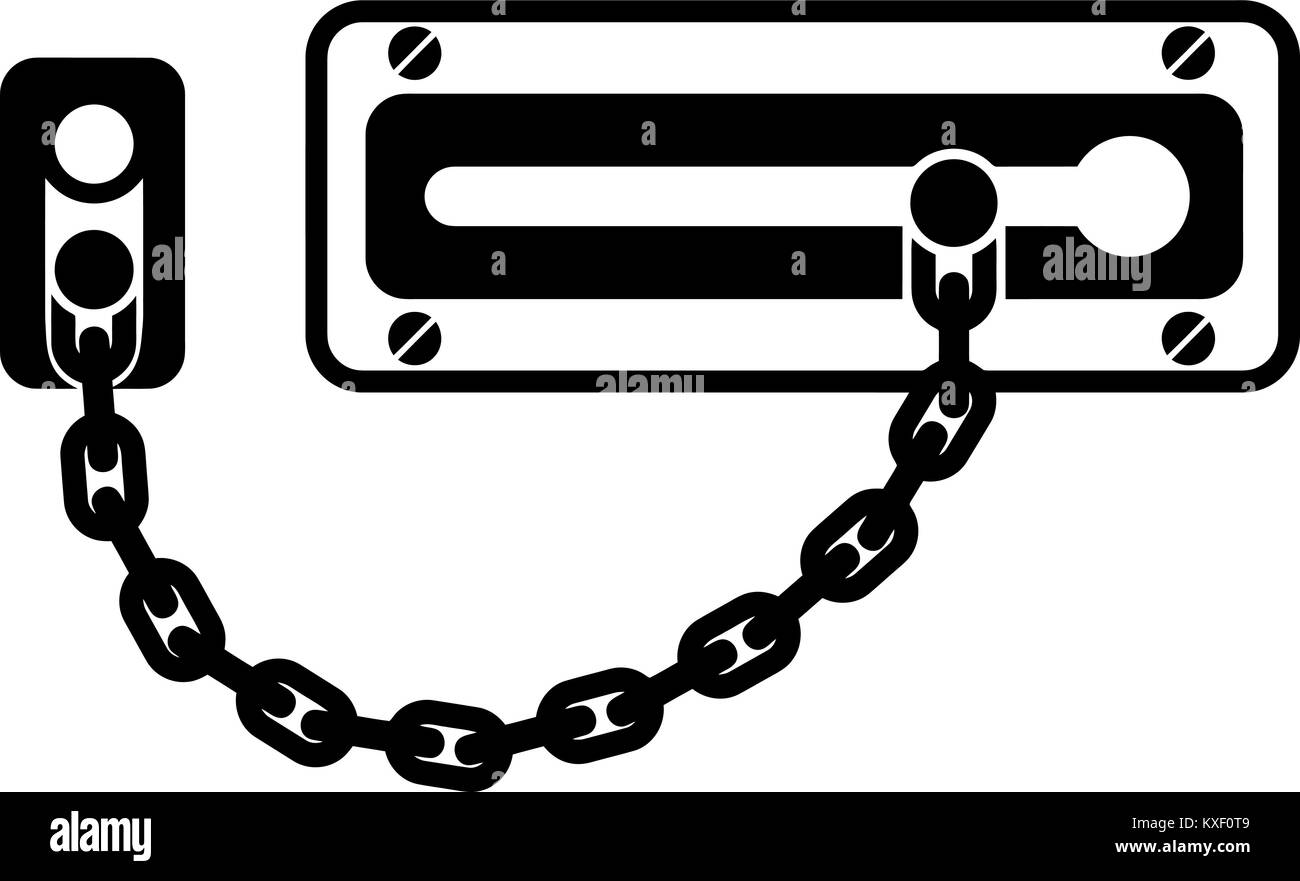 Door latch icon, simple style Stock Vector Image & Art - Alamy