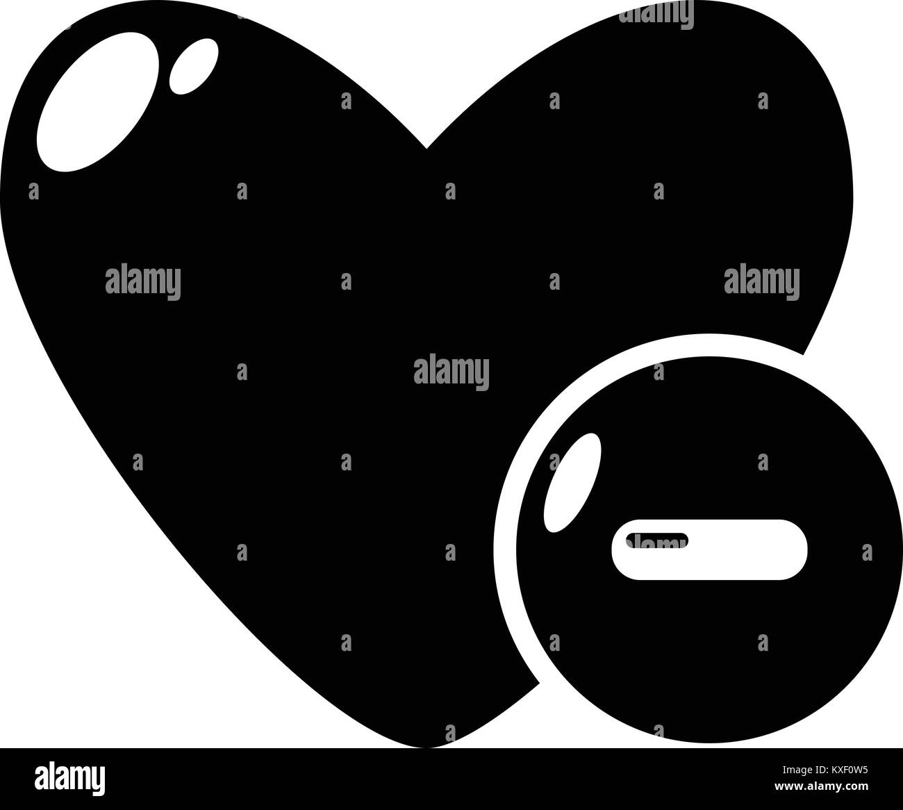 Dislike icon, simple black style Stock Vector Image & Art - Alamy