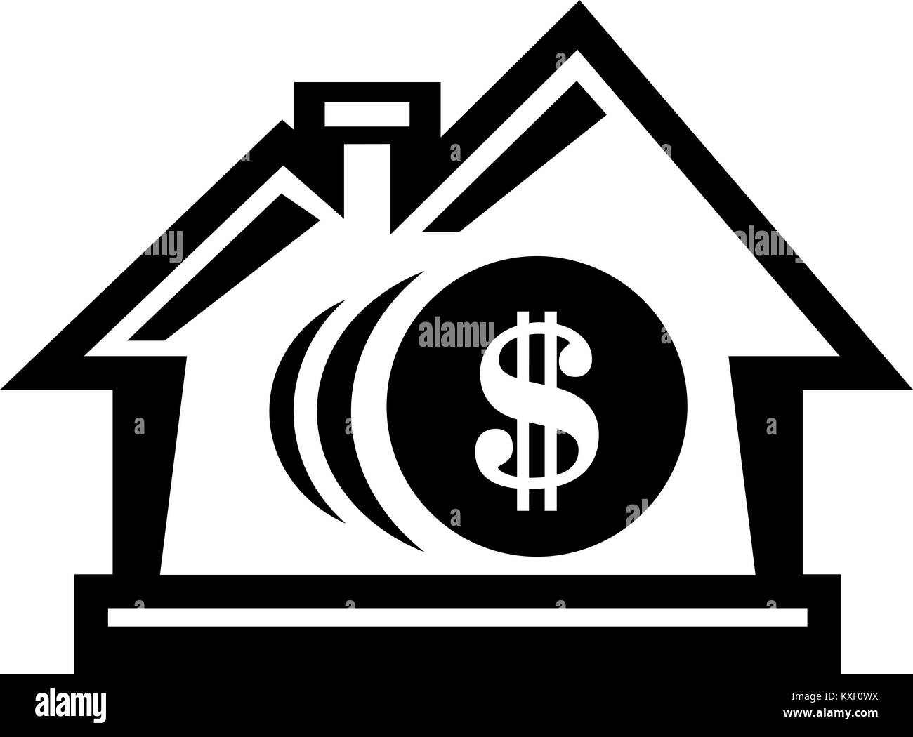 Bank icon, simple style Stock Vector Image & Art - Alamy