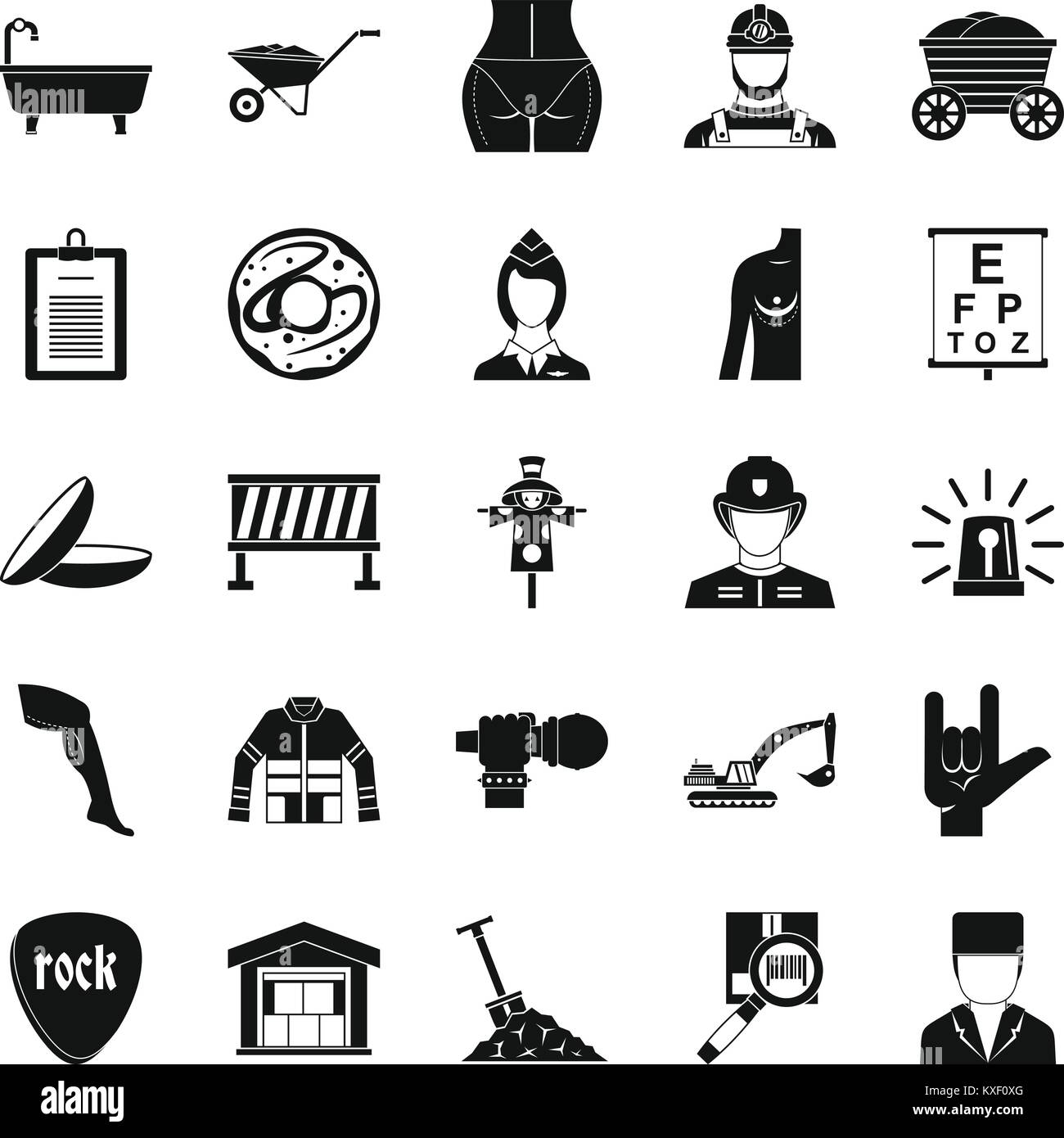 Black worker engineer team working Stock Vector Images - Alamy