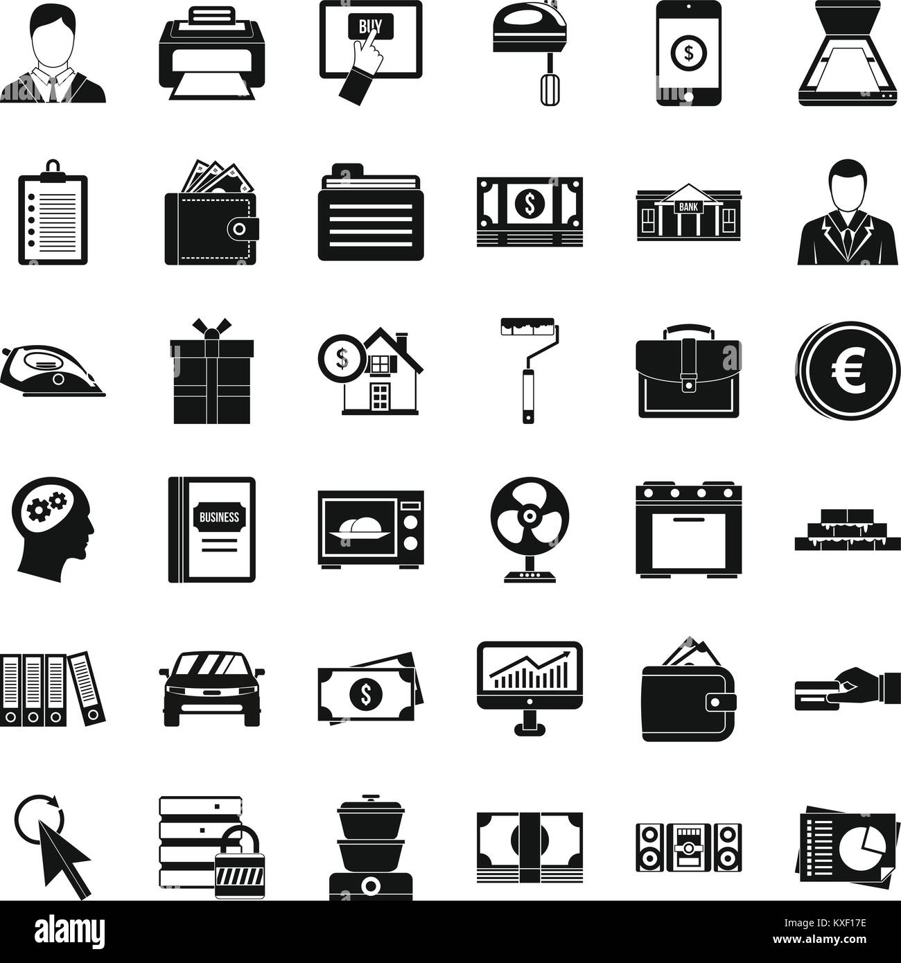 Lending icons set, simple style Stock Vector Image & Art - Alamy