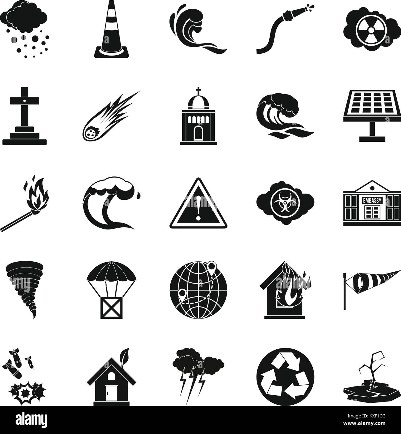 Complaint icons set, simple style Stock Vector Image & Art - Alamy