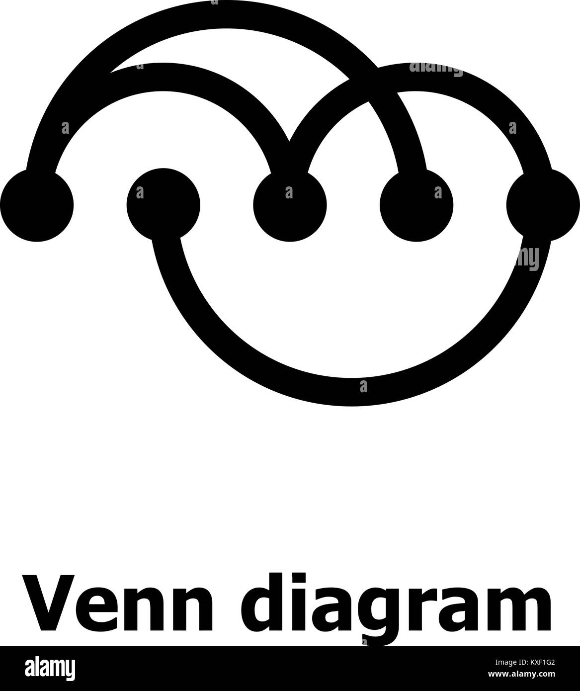 Venn diagramm icon, simple style Stock Vector Image & Art - Alamy