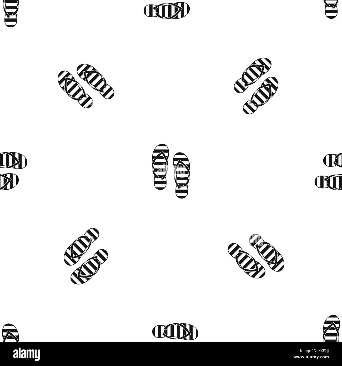 Flip flop pattern seamless black Stock Vector Image & Art - Alamy