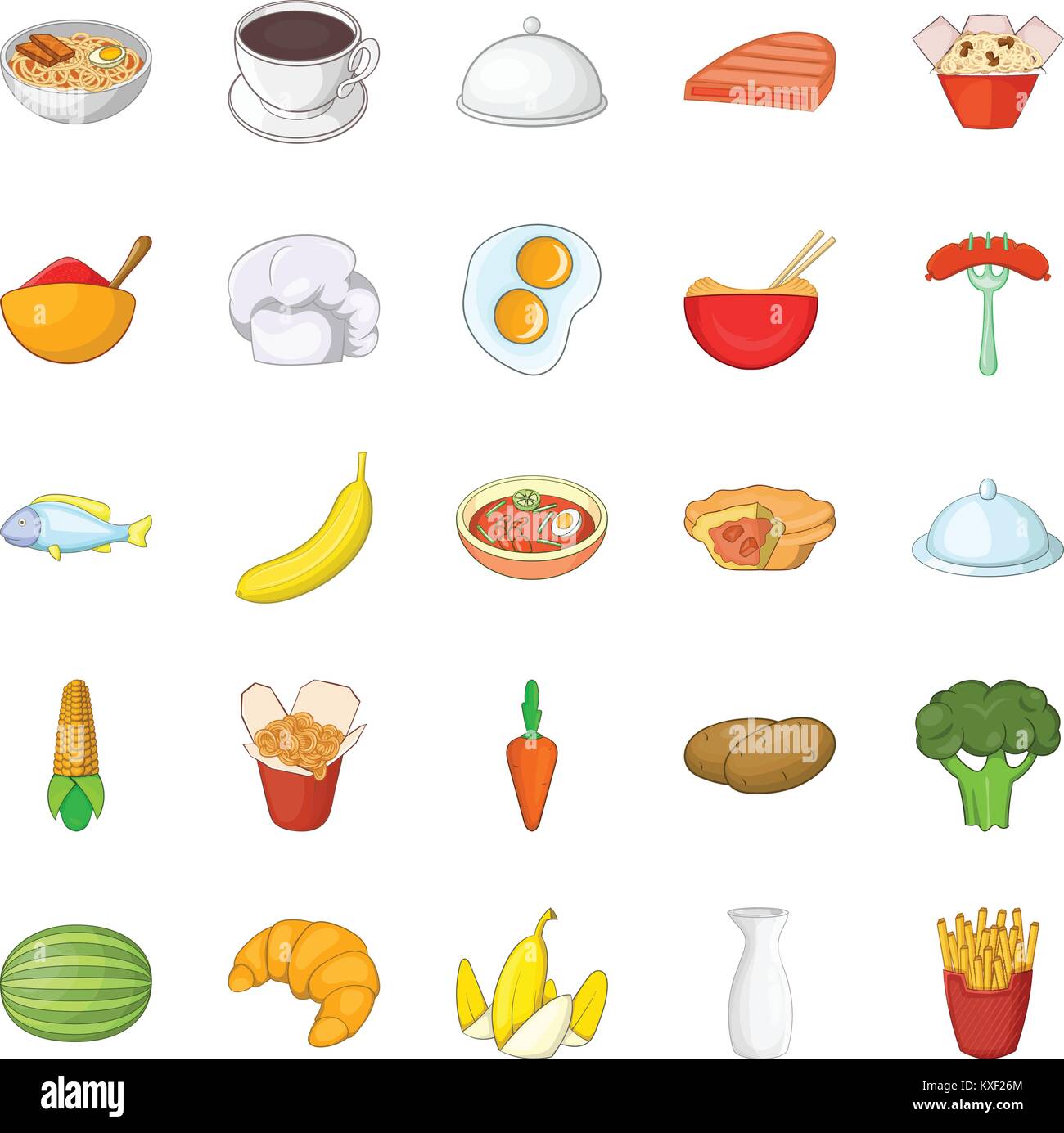 Dinnerware icons set, cartoon style Stock Vector Image & Art - Alamy Dinnerware icons set, cartoon style Stock Vector Image & Art - Alamy
