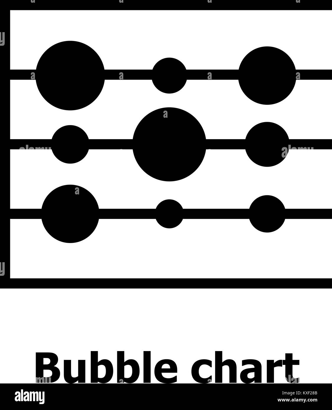 Bubble chart icon, simple style Stock Vector Image & Art - Alamy