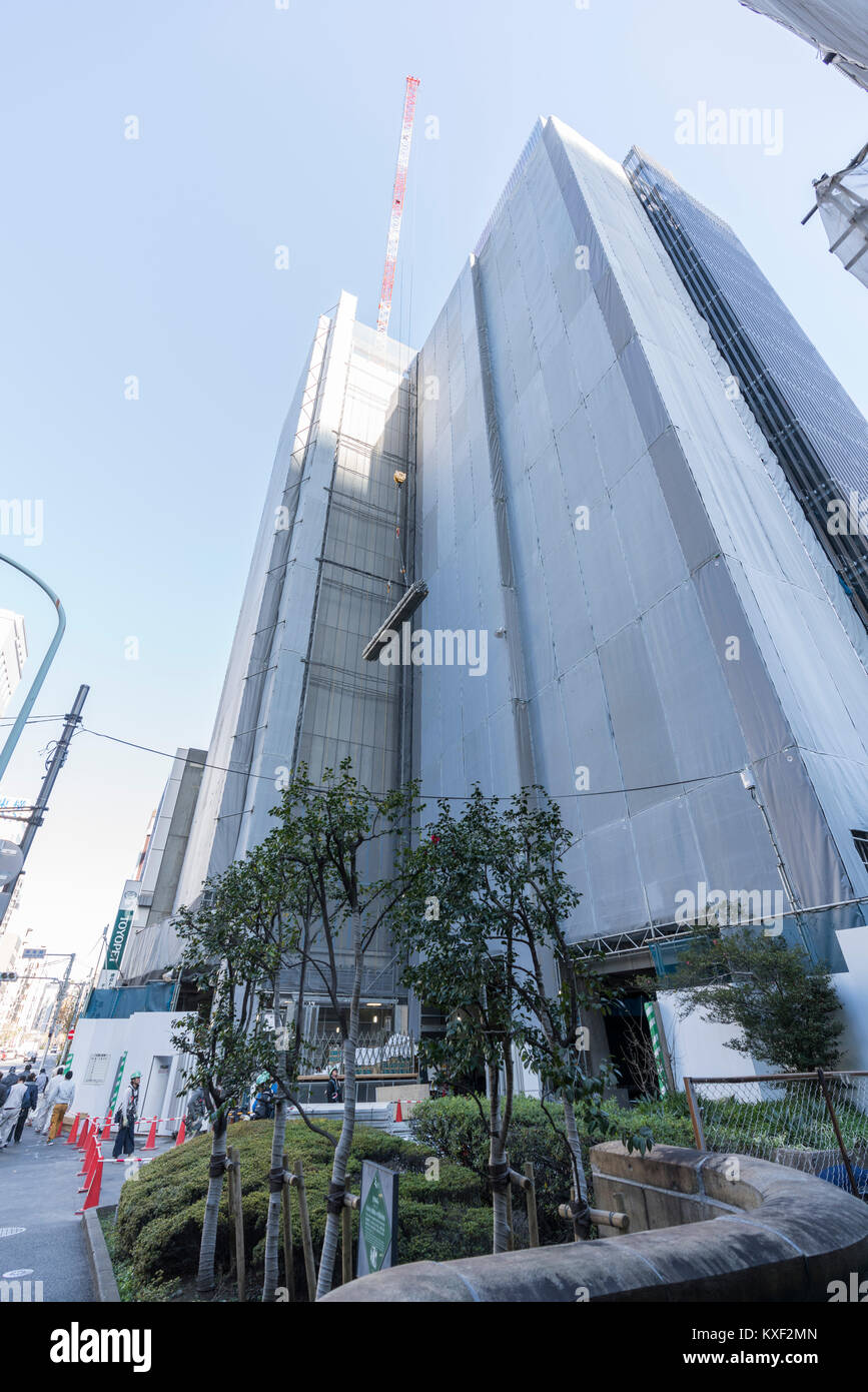 Construction site, Chiyoda-Ku, Tokyo, Japan Stock Photo - Alamy