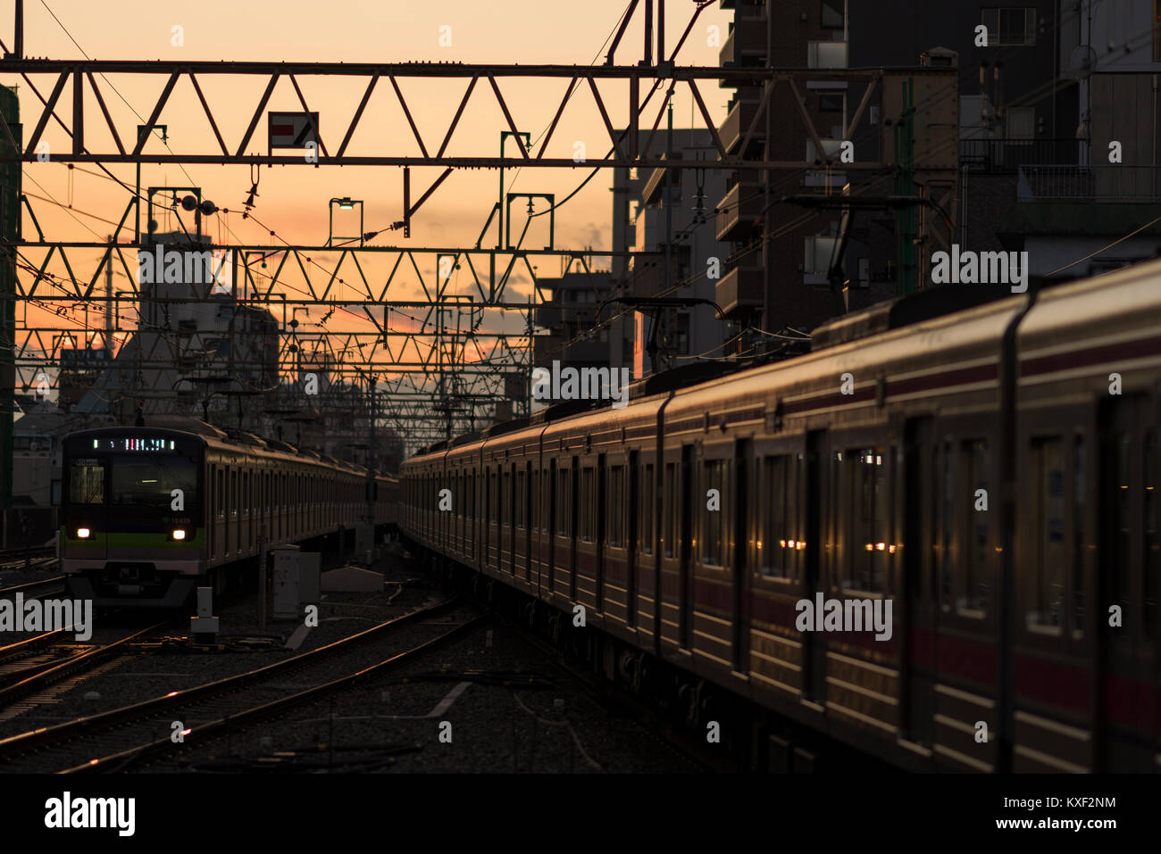 Keio line trains hi-res stock photography and images - Alamy