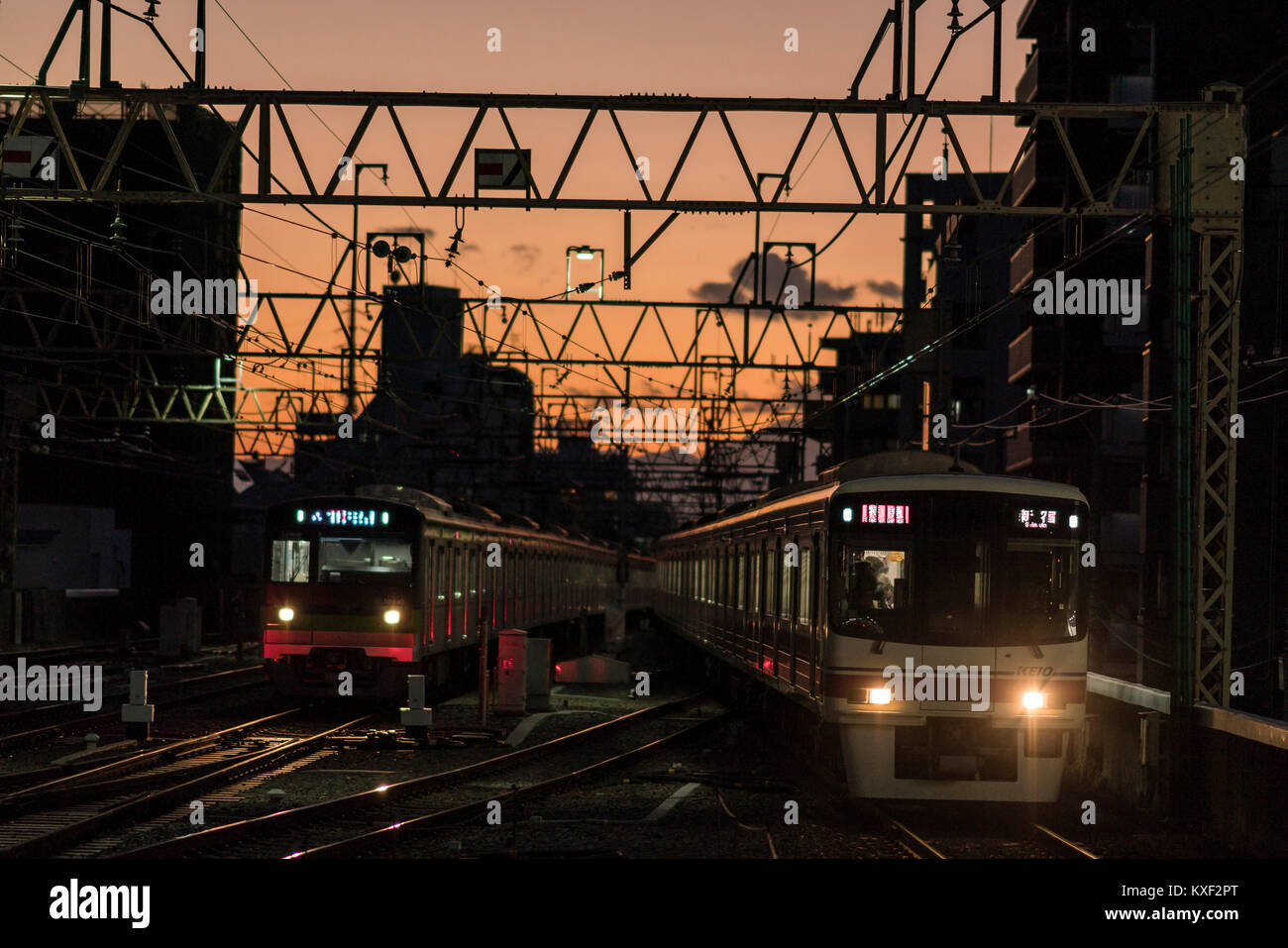 Keio train hi-res stock photography and images - Alamy