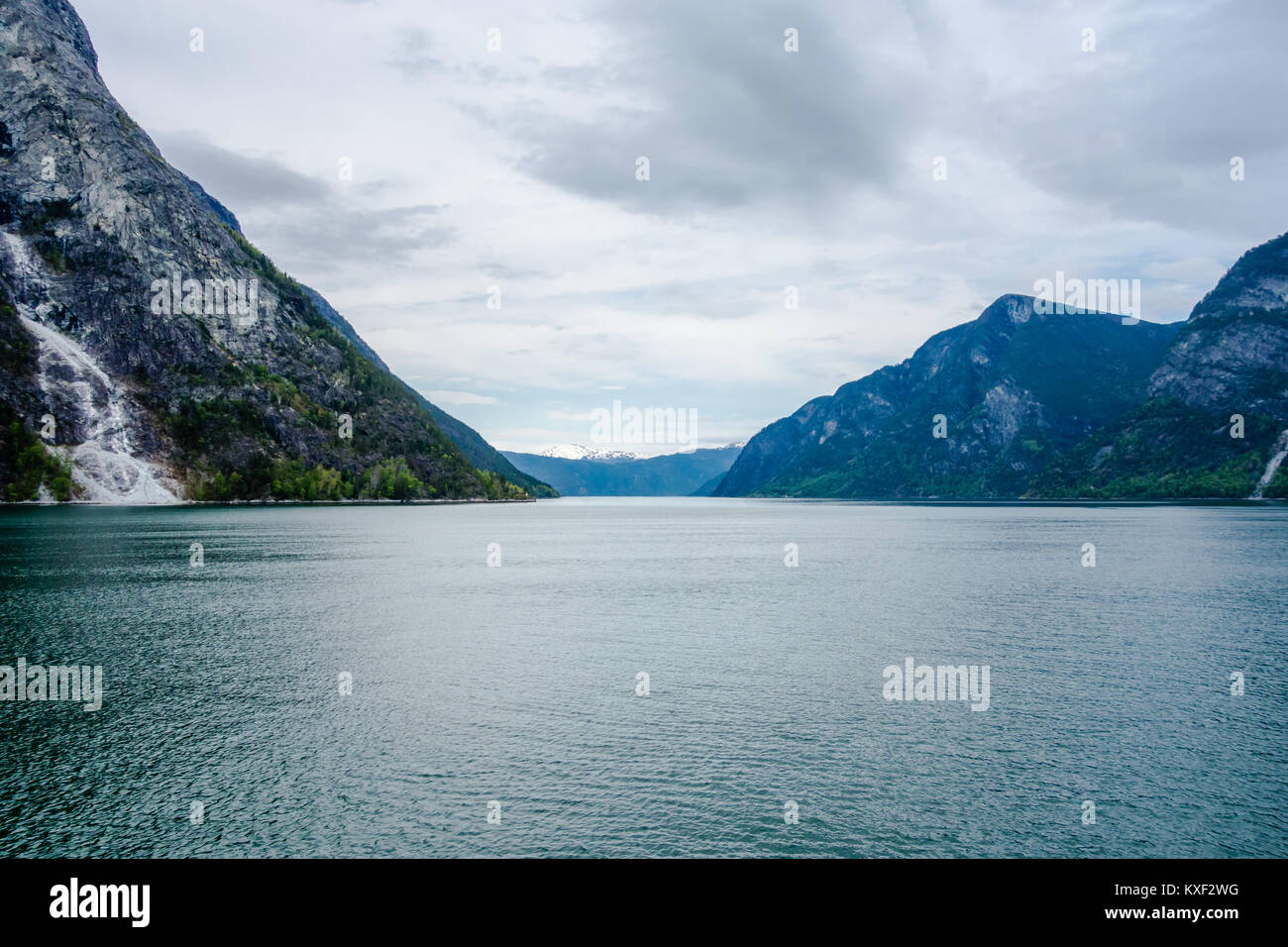 Cliffs and mountains around the Sognefjord in Norway Stock Photo - Alamy