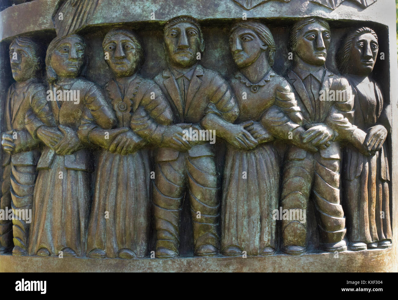 Stele for the Merrimack monument Lowell MA Stock Photo - Alamy