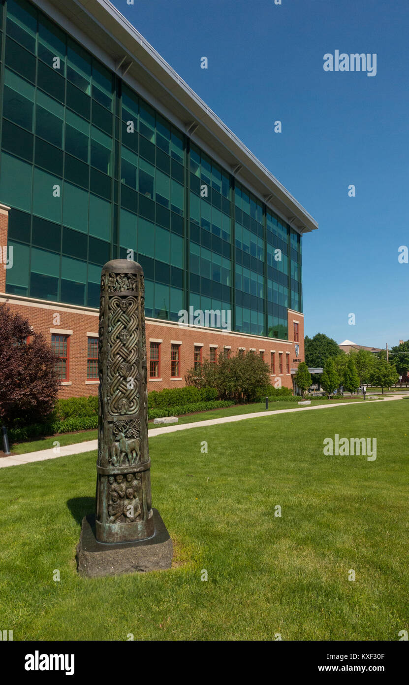 Stele for the Merrimack monument Lowell MA Stock Photo - Alamy