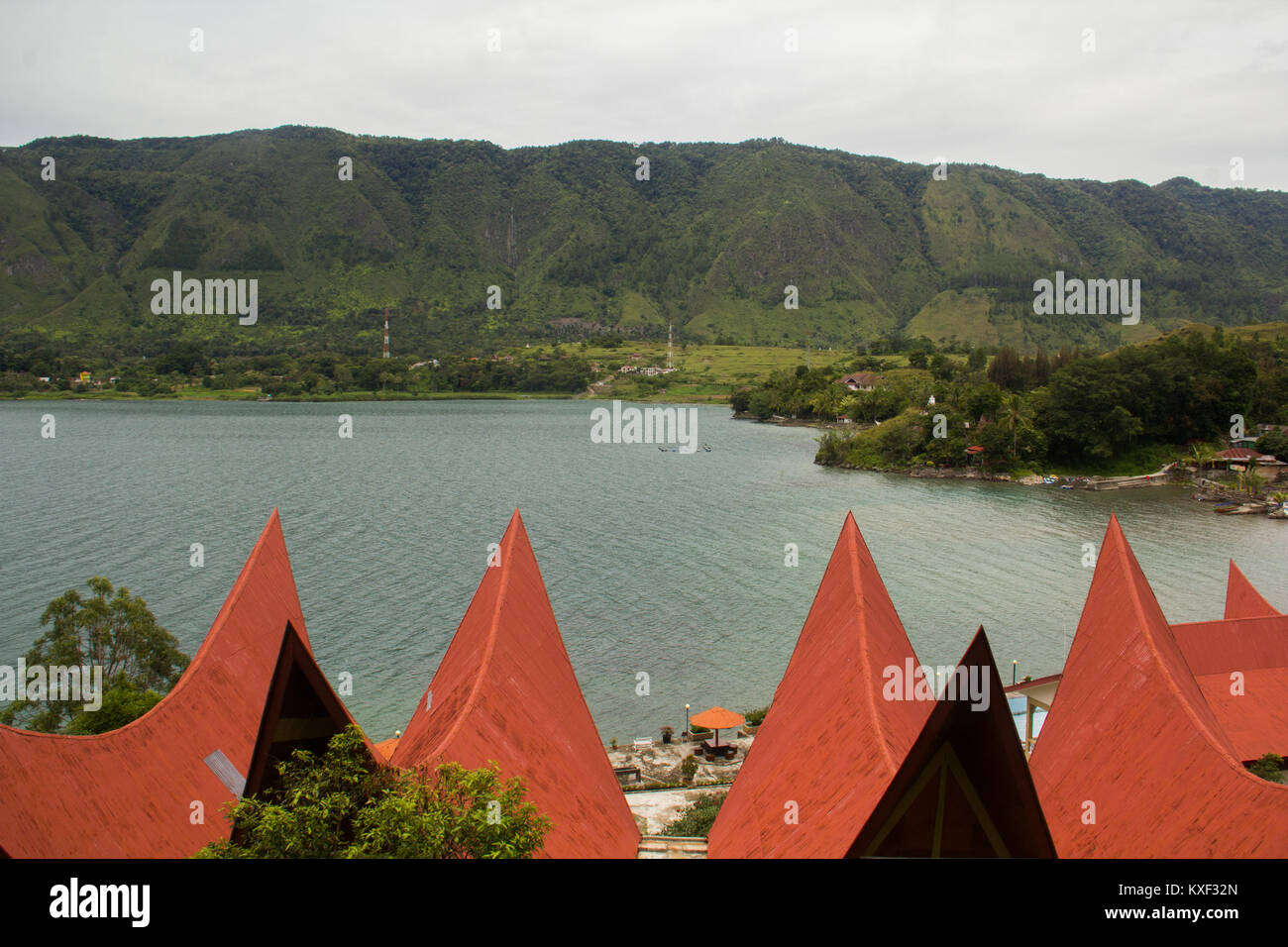 Ethnic traditional Batak House in Toba Lake of Sumatra Indonesia Stock ...